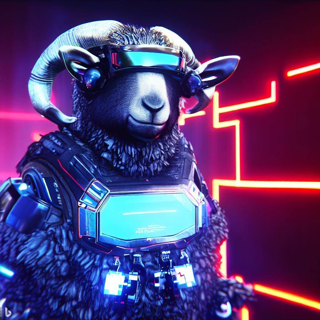 ArtStation - Cyber Black Sheep
