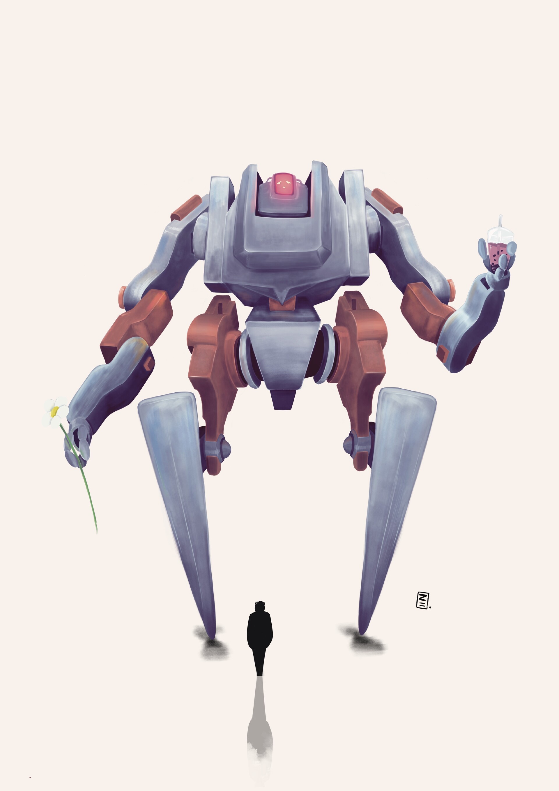 ArtStation - Bubble tea bot
