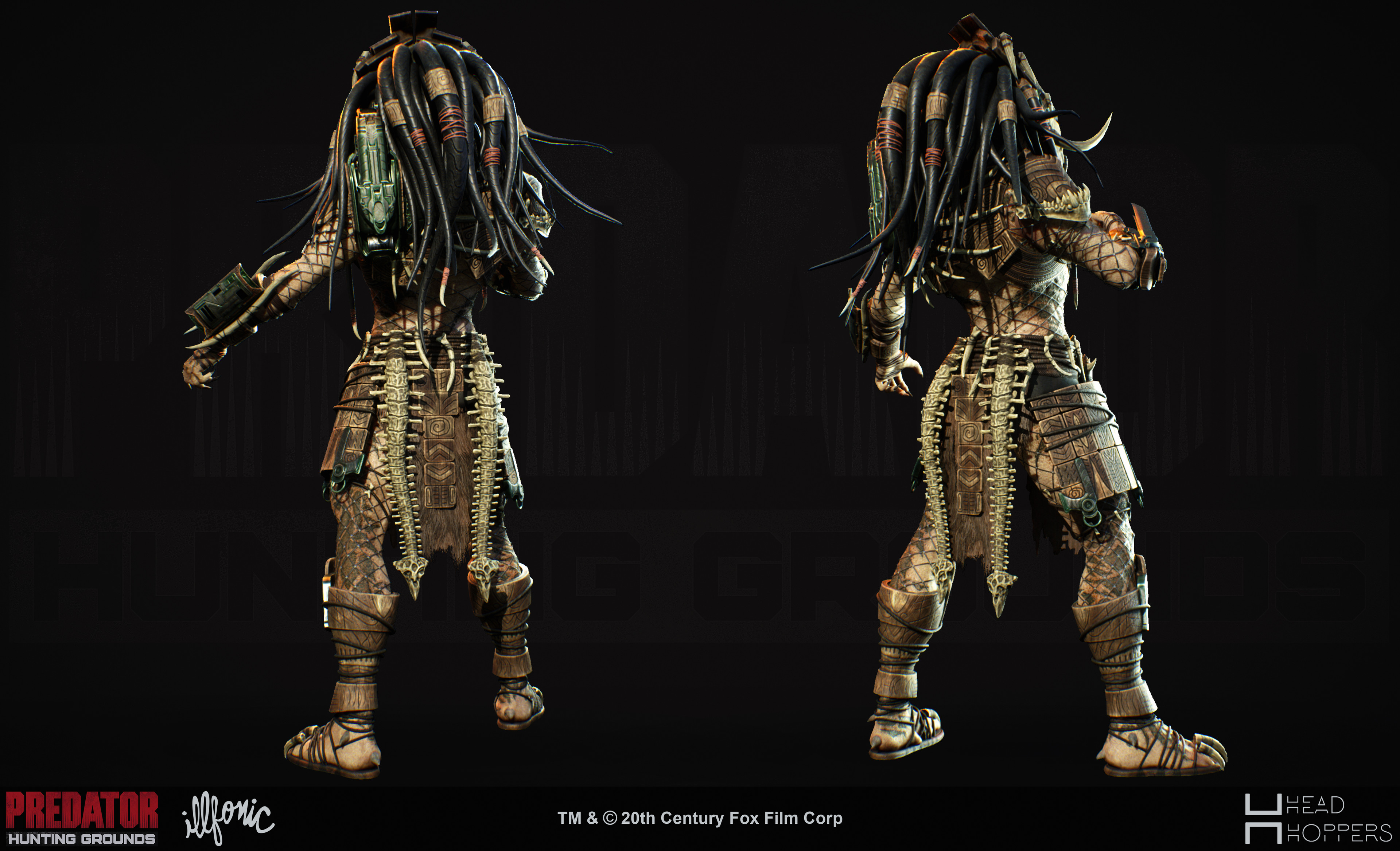 Outsource 3D Art Services for Video Games - Exiled Predator : Game-res ...