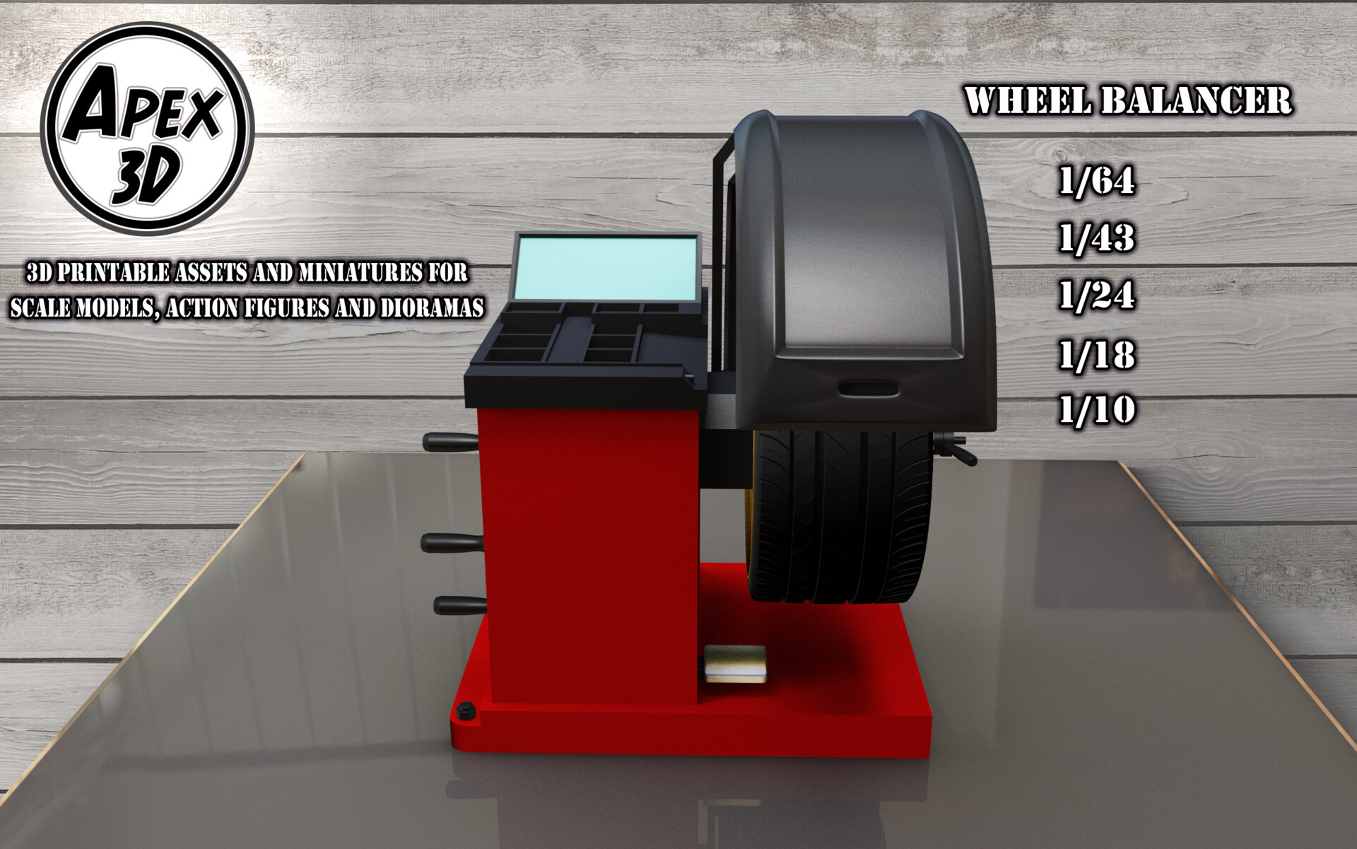 Marcos Falcao - Wheel Balancer 3d printable