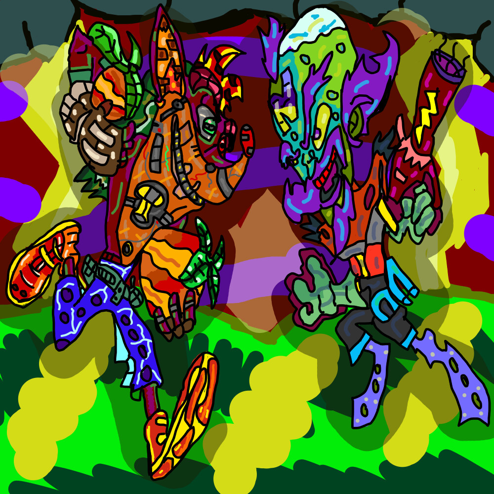 ArtStation - Crash and Cortex Team Rumble my Background