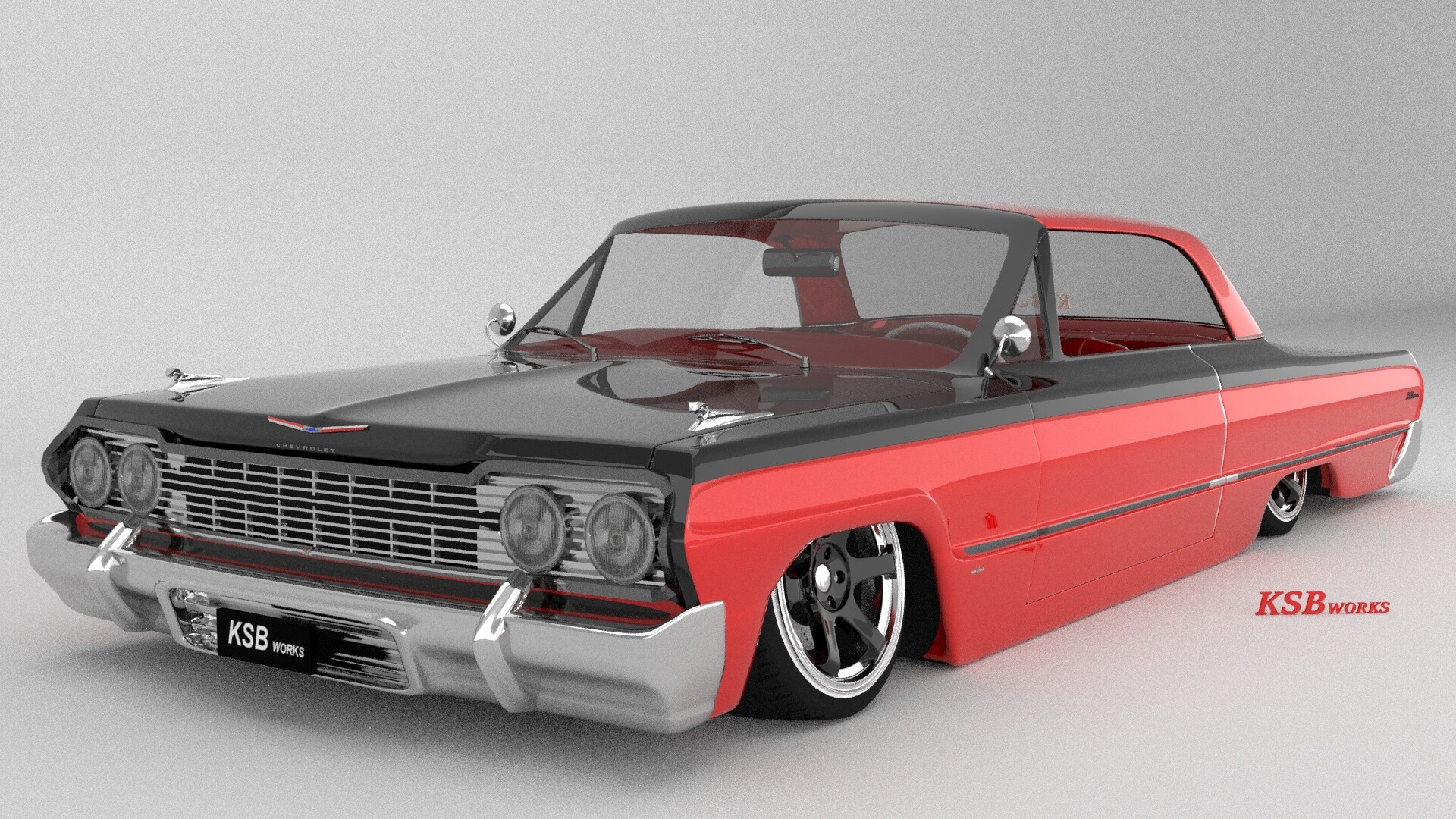 ArtStation - chevrolet impala ss 1964