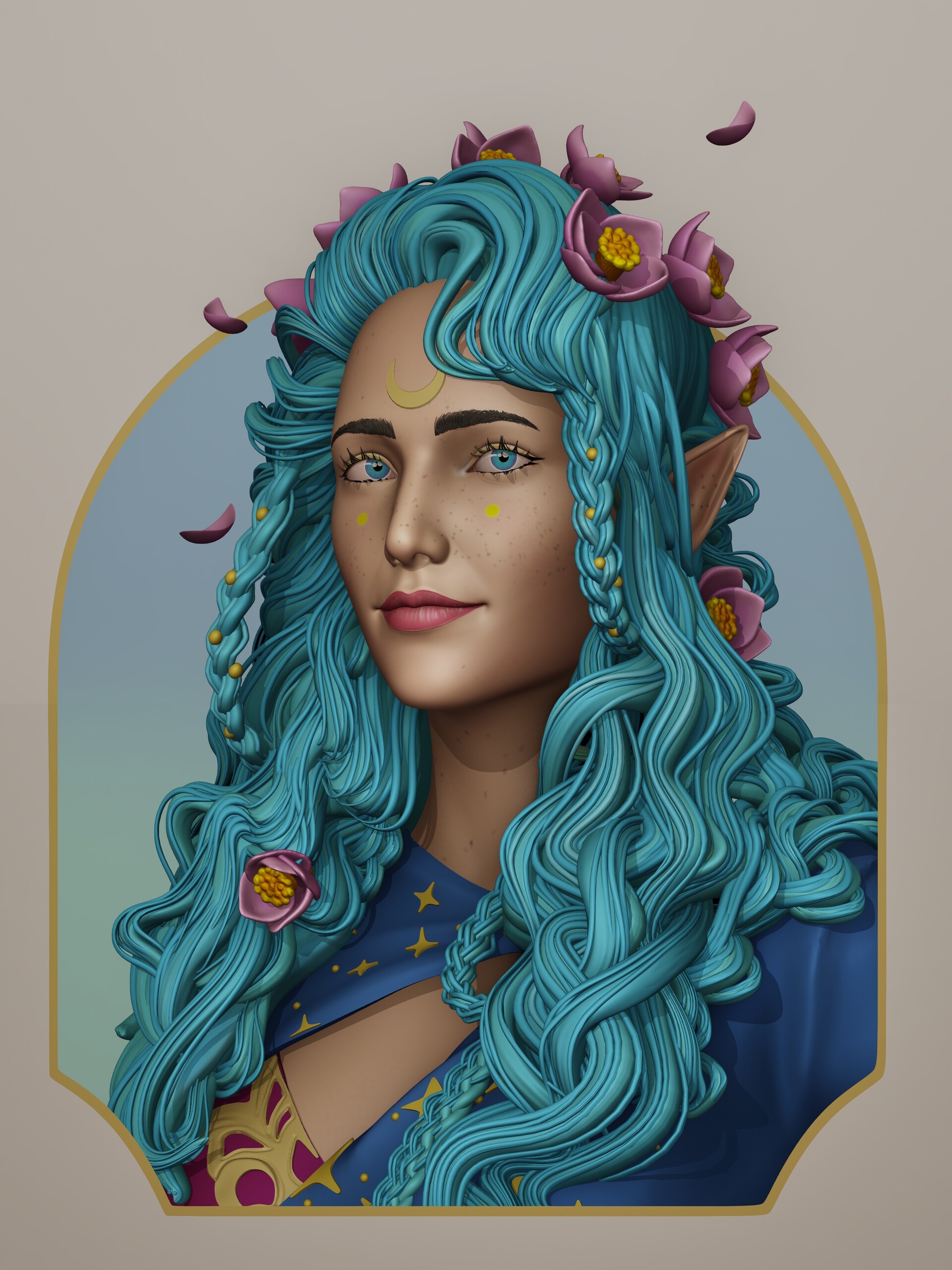 ArtStation - “Zadie” (drawing by Maria Dimova)