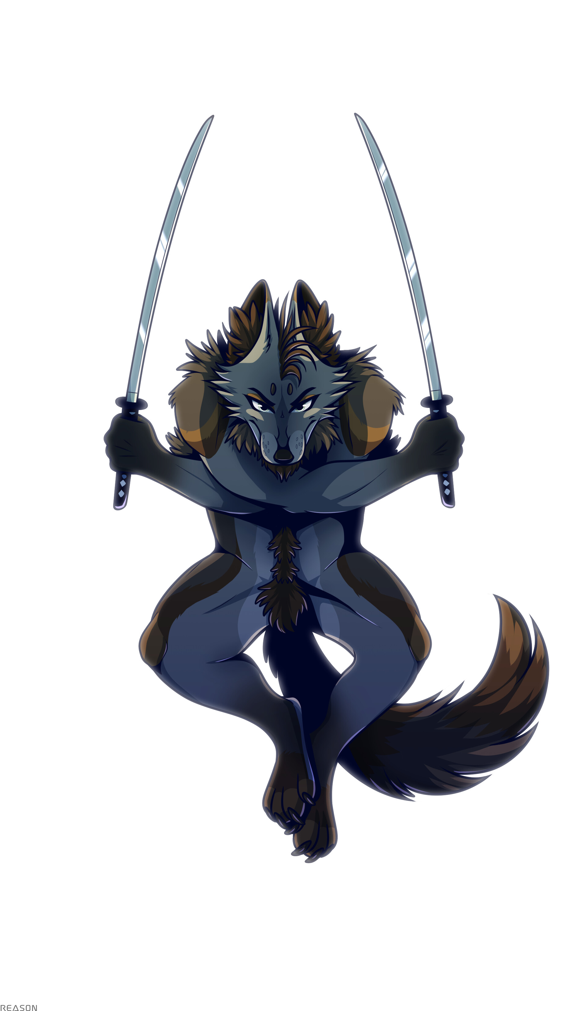 ArtStation - Katana wolf