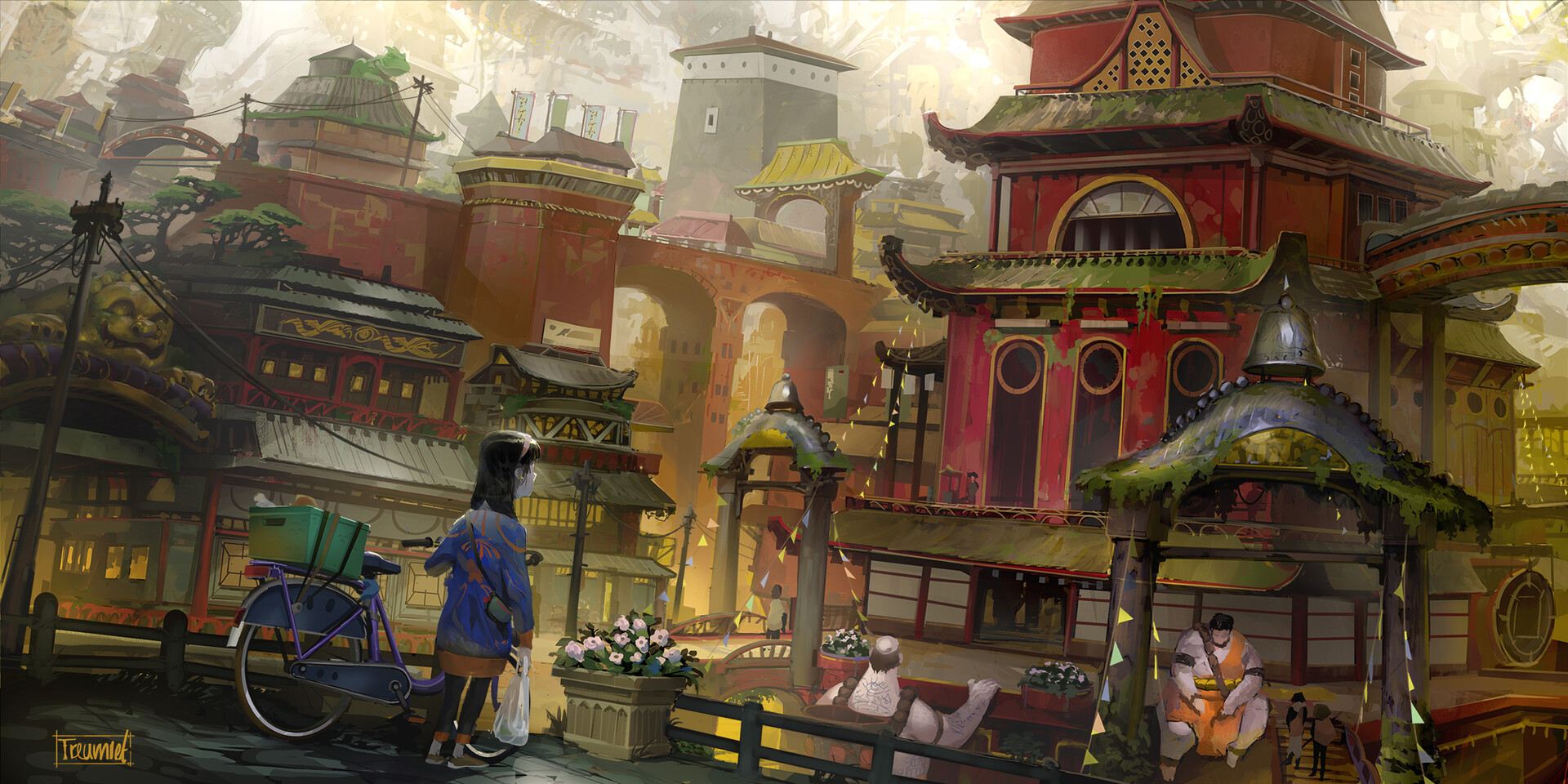 ArtStation - Downtown monastery