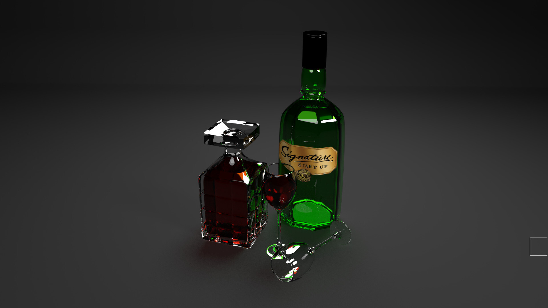 ArtStation - Glass setup