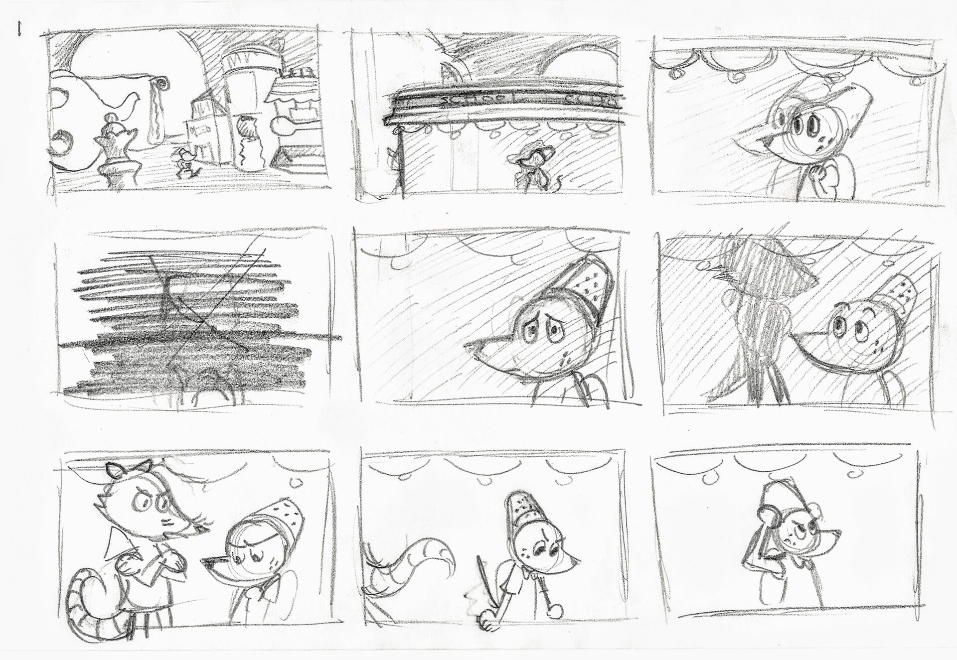 ArtStation - The Little Rat [Old Storyboard]