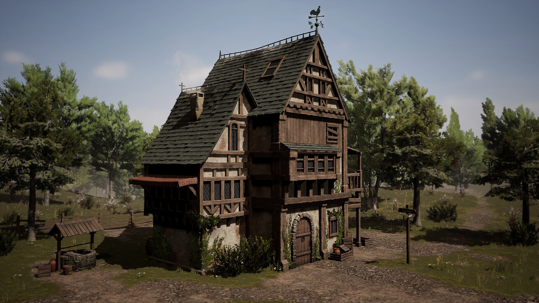 Dennis Levi - Timbered House - UE4