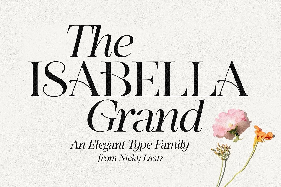 Artstation Isabella Grand Typeface