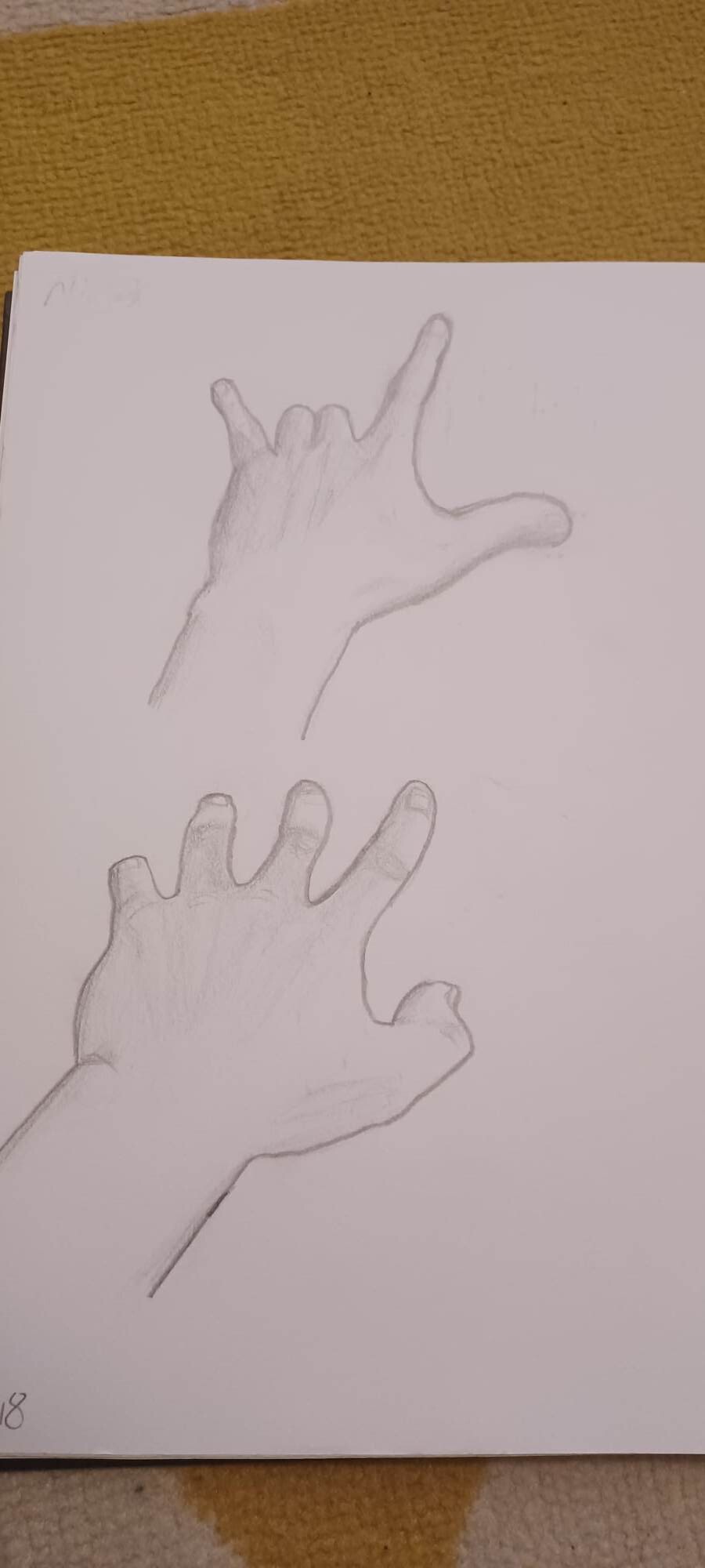 Ross Everson - Sketchbook - Hands