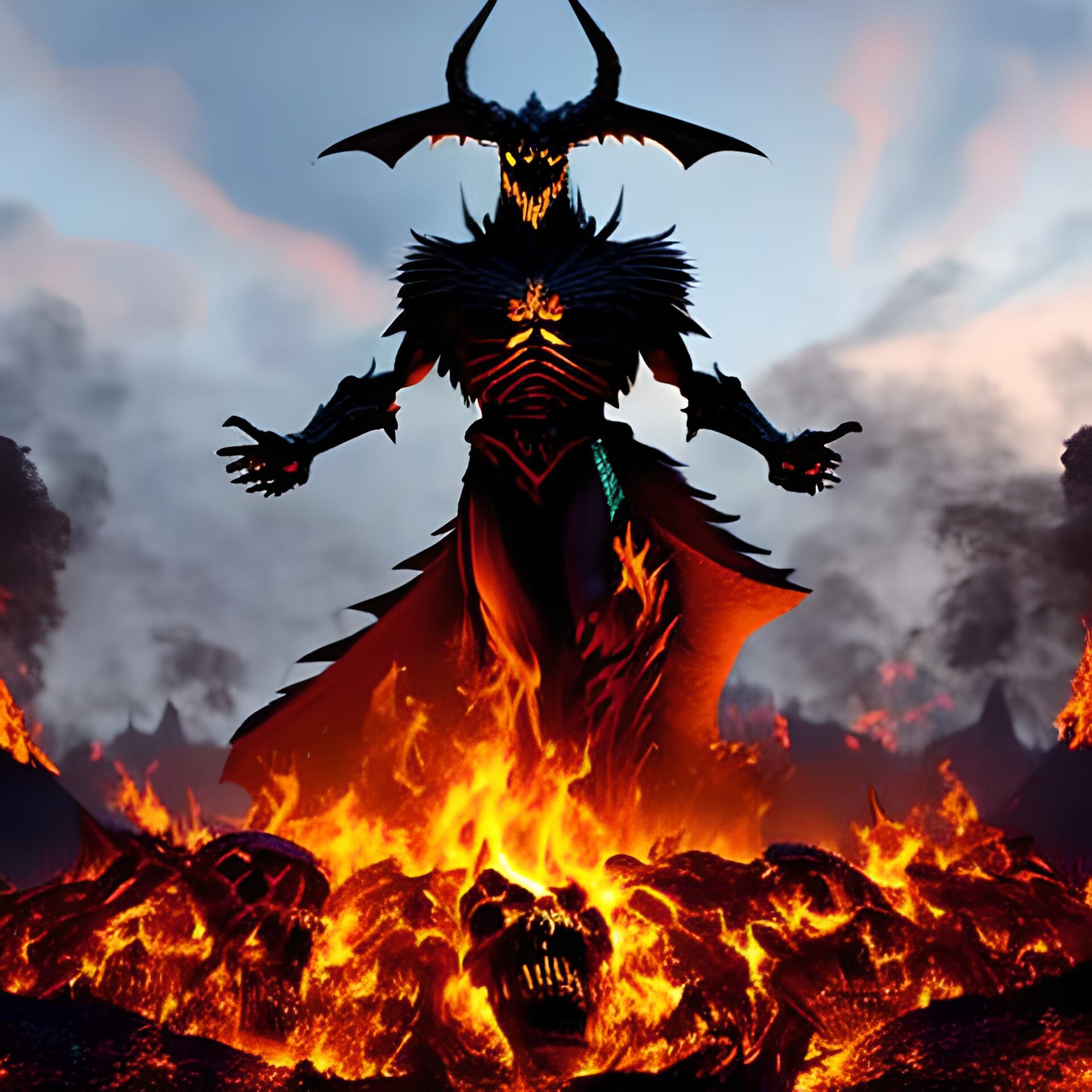 ArtStation - Satan visualized by AI