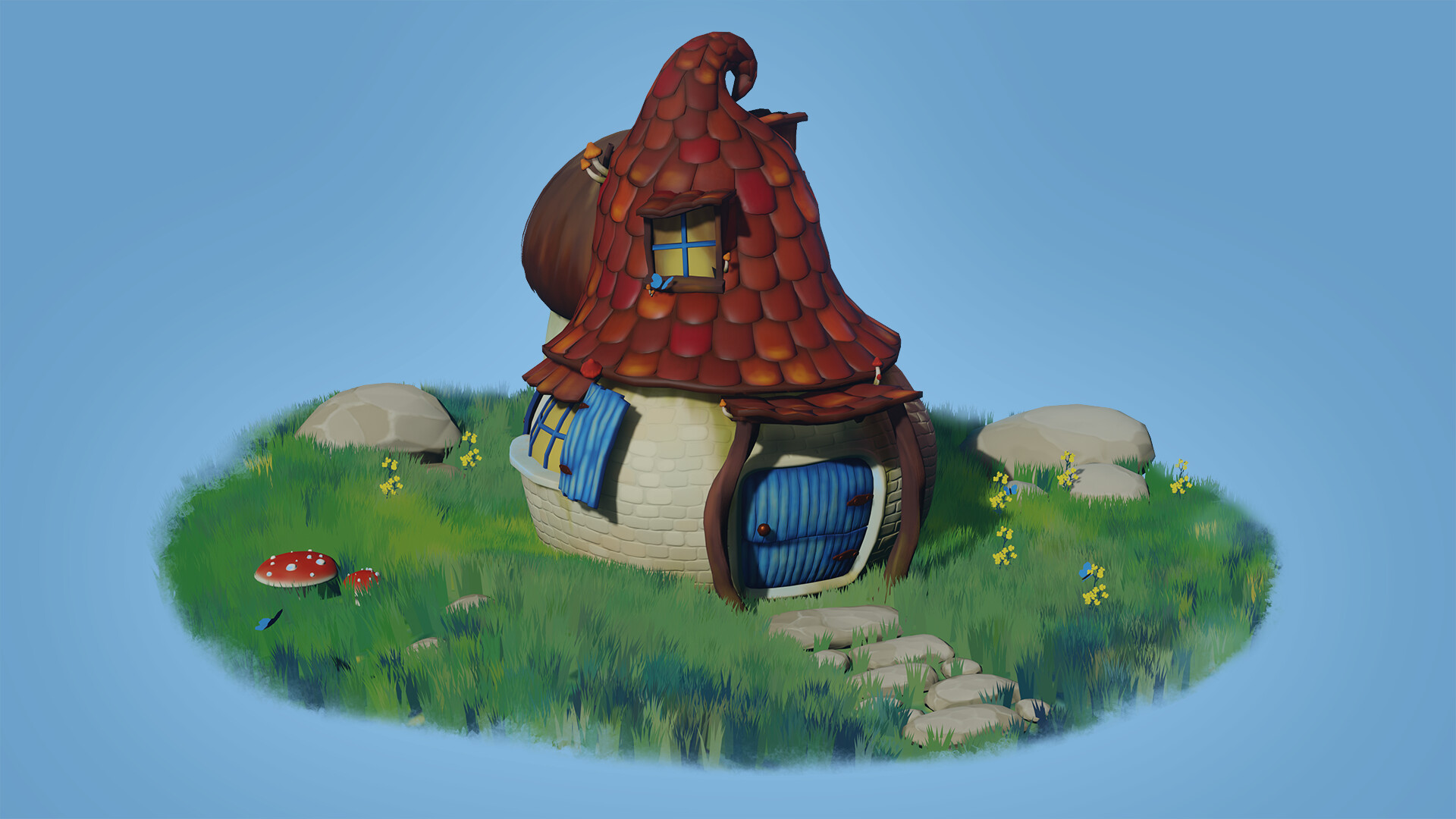 ArtStation - Gnome house