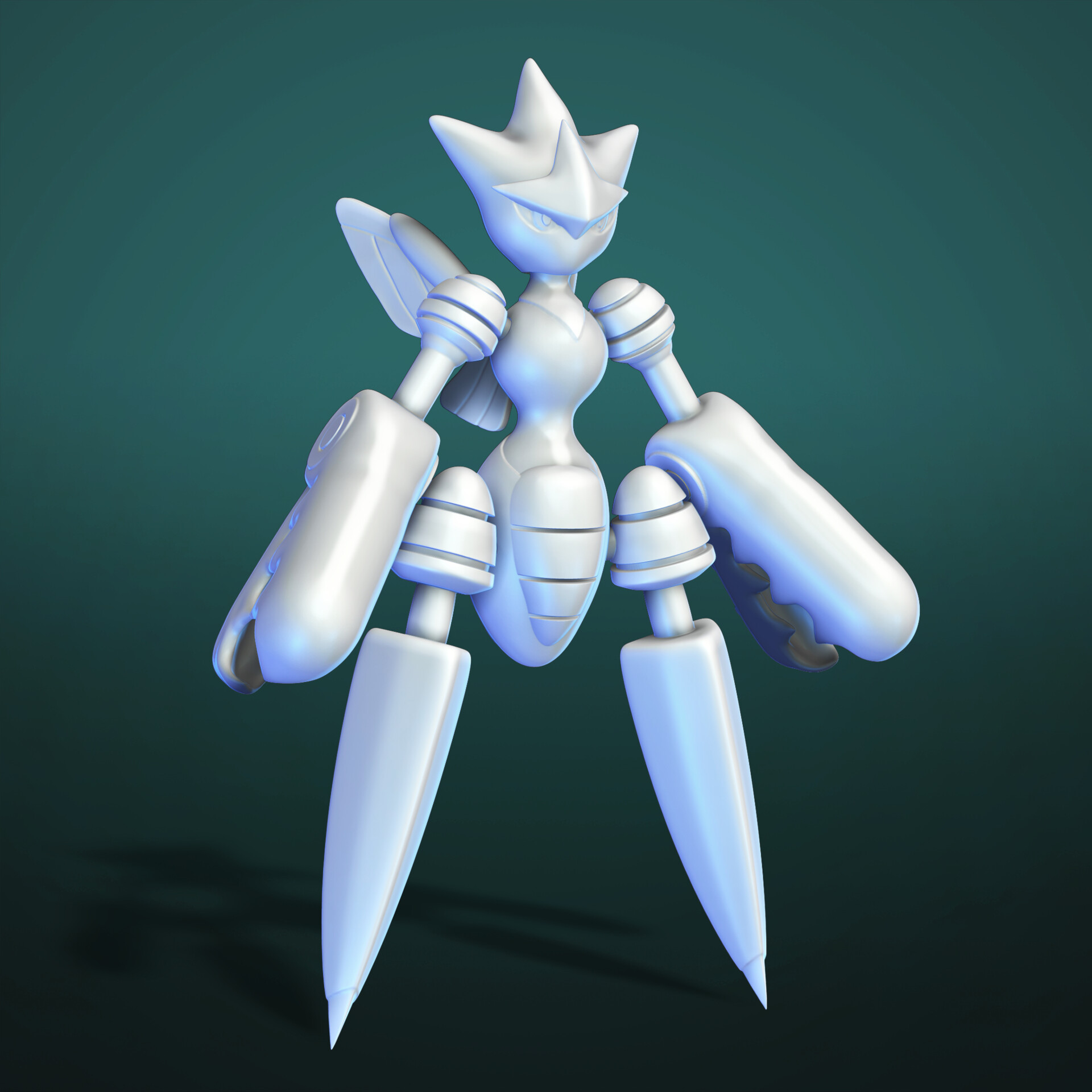 Matthew Tallman - Mega Scizor Product Toy Design (Fan Art)