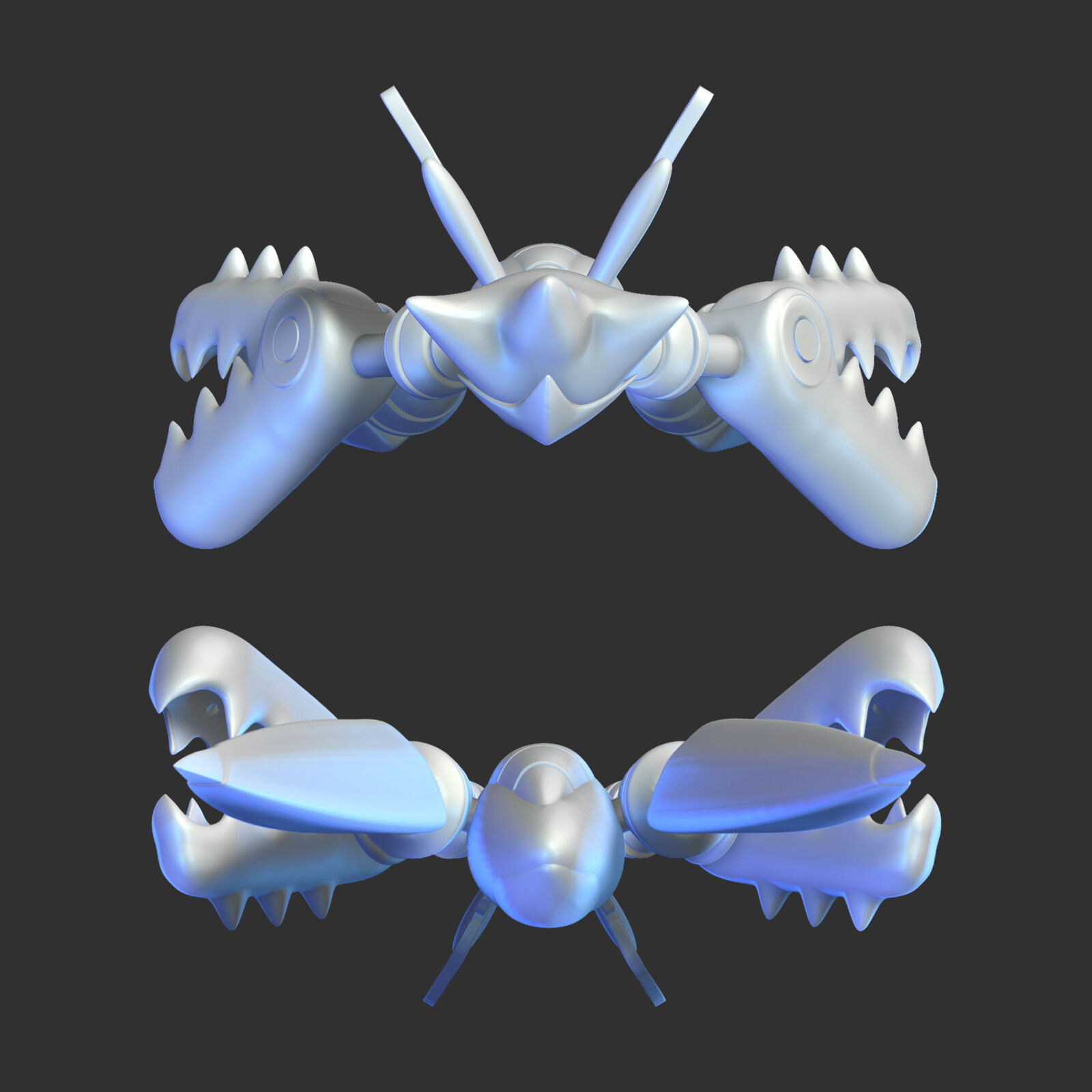 Matthew Tallman - Mega Scizor Product Toy Design (Fan Art)