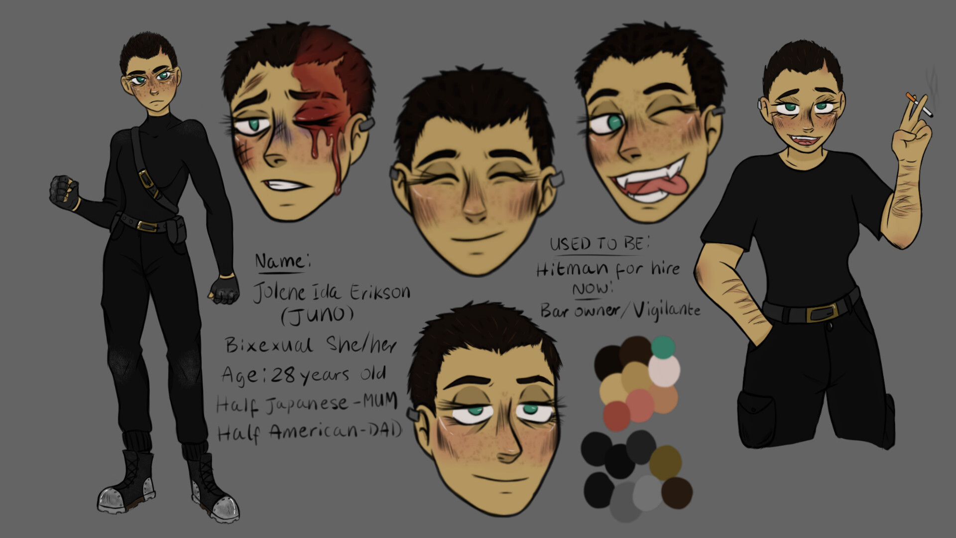ArtStation - Juno Character sheet