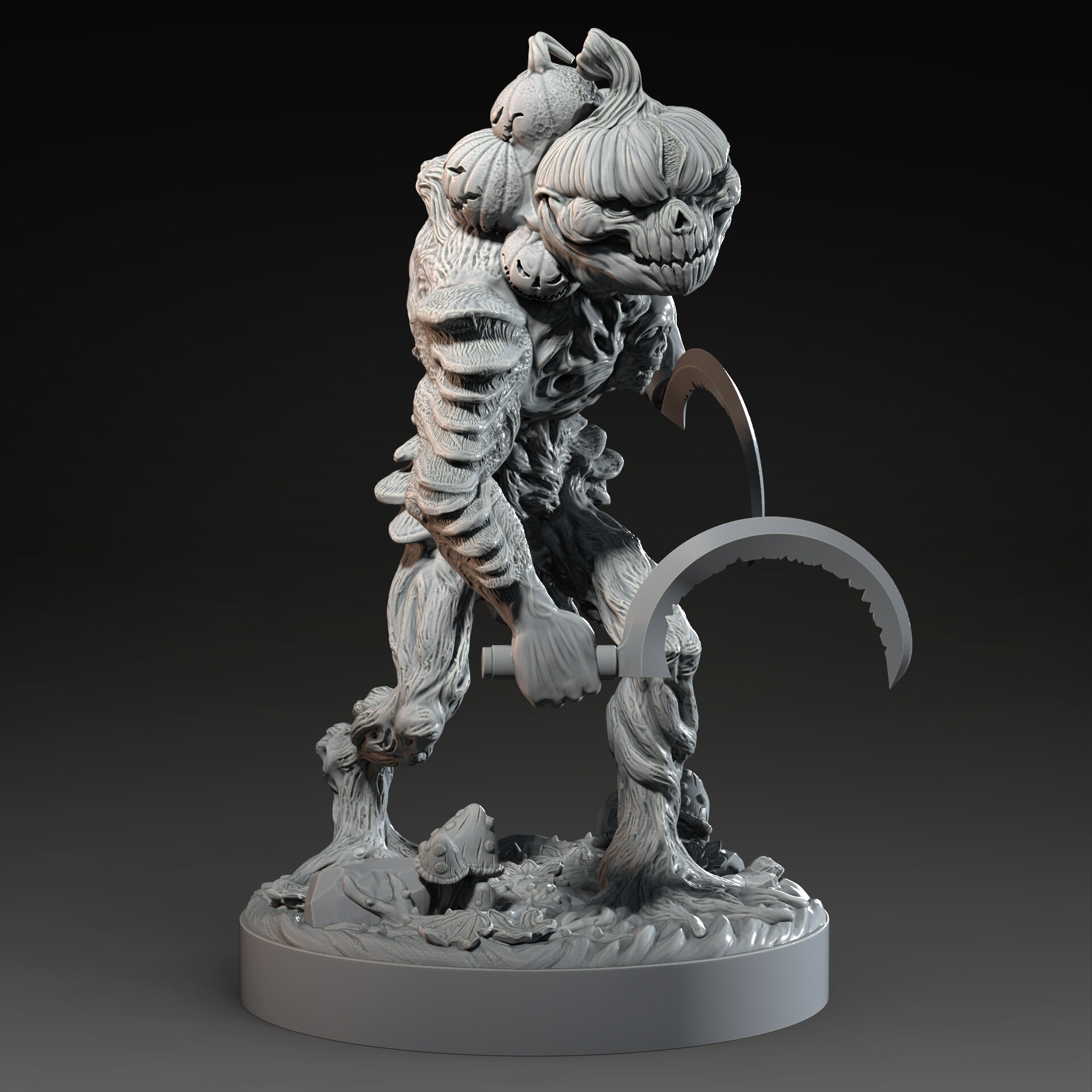 ArtStation - Pumpkin head- miniature