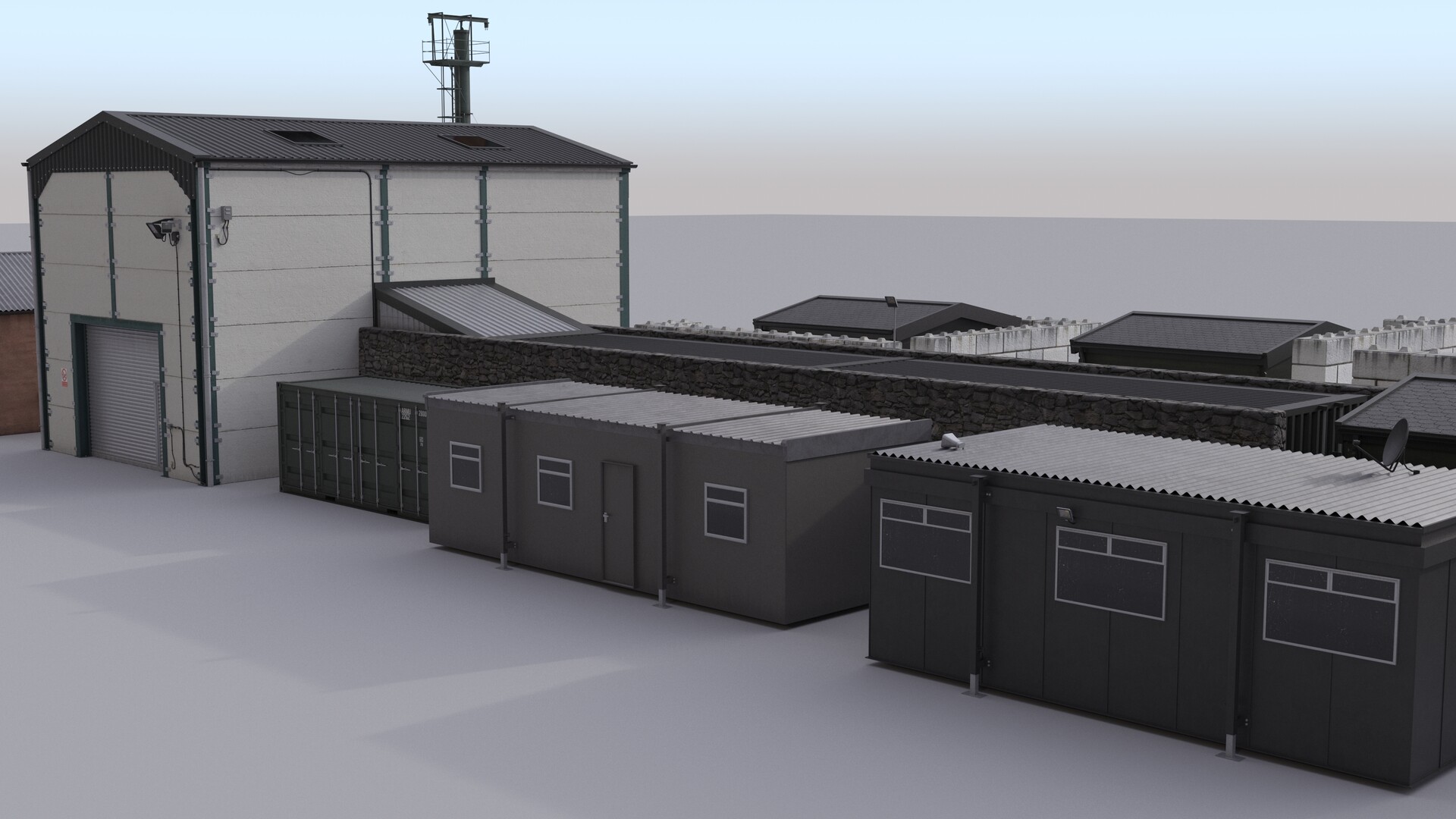 ArtStation - Sim Game Buildings PBR Work, Simple buildings from a ...