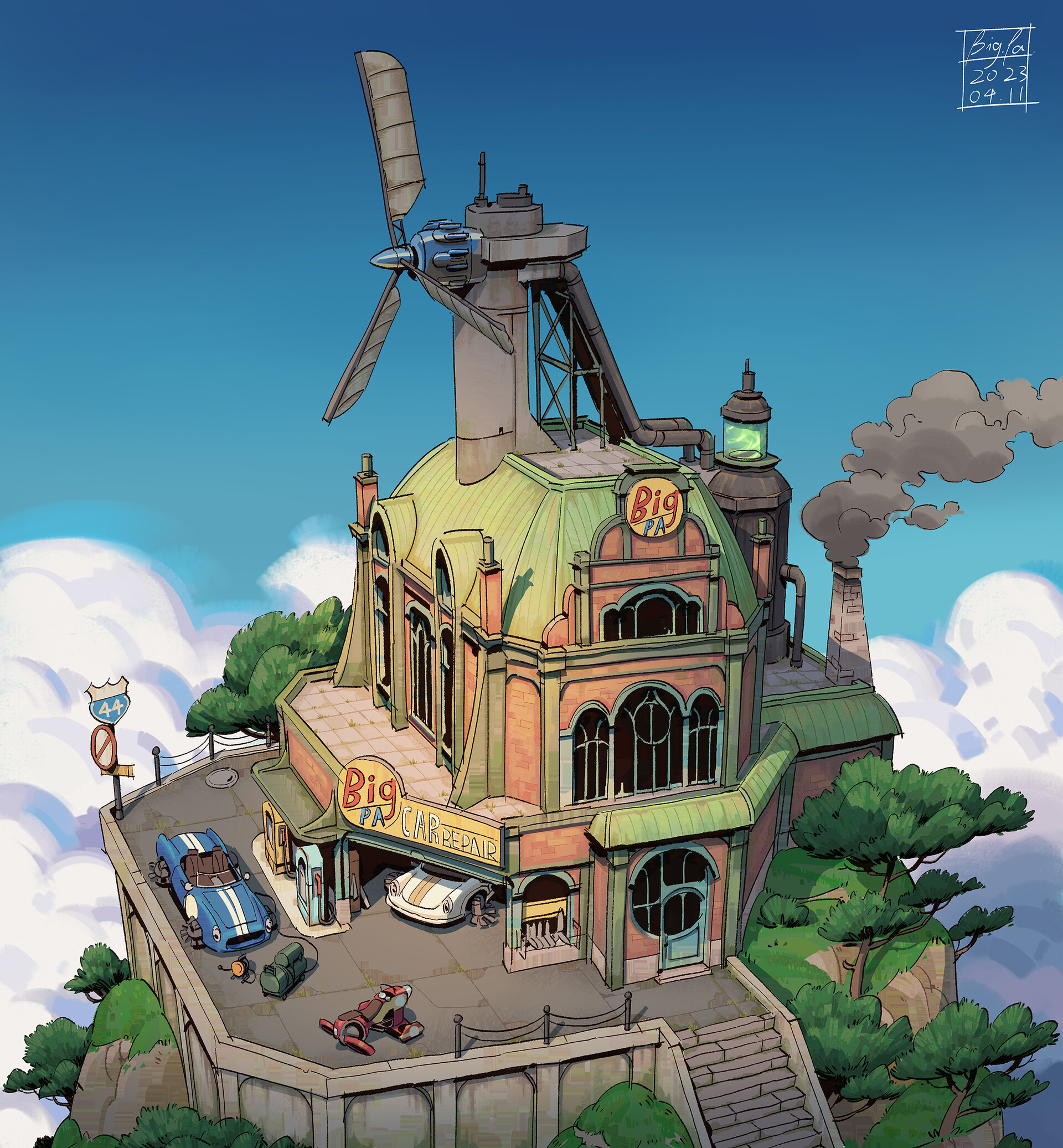 ArtStation - Repair shop