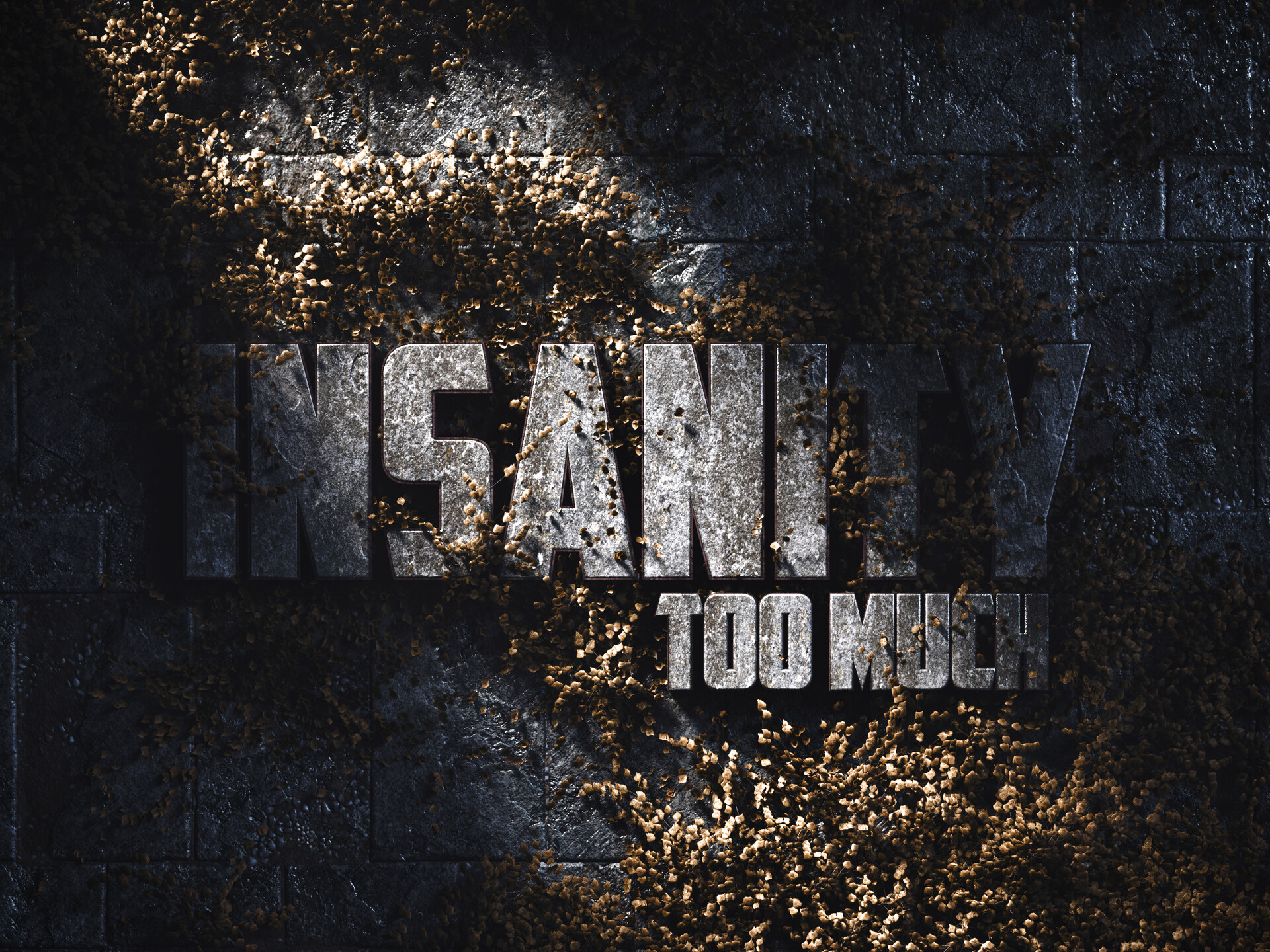 ArtStation - Typography Design (Insanity too much)