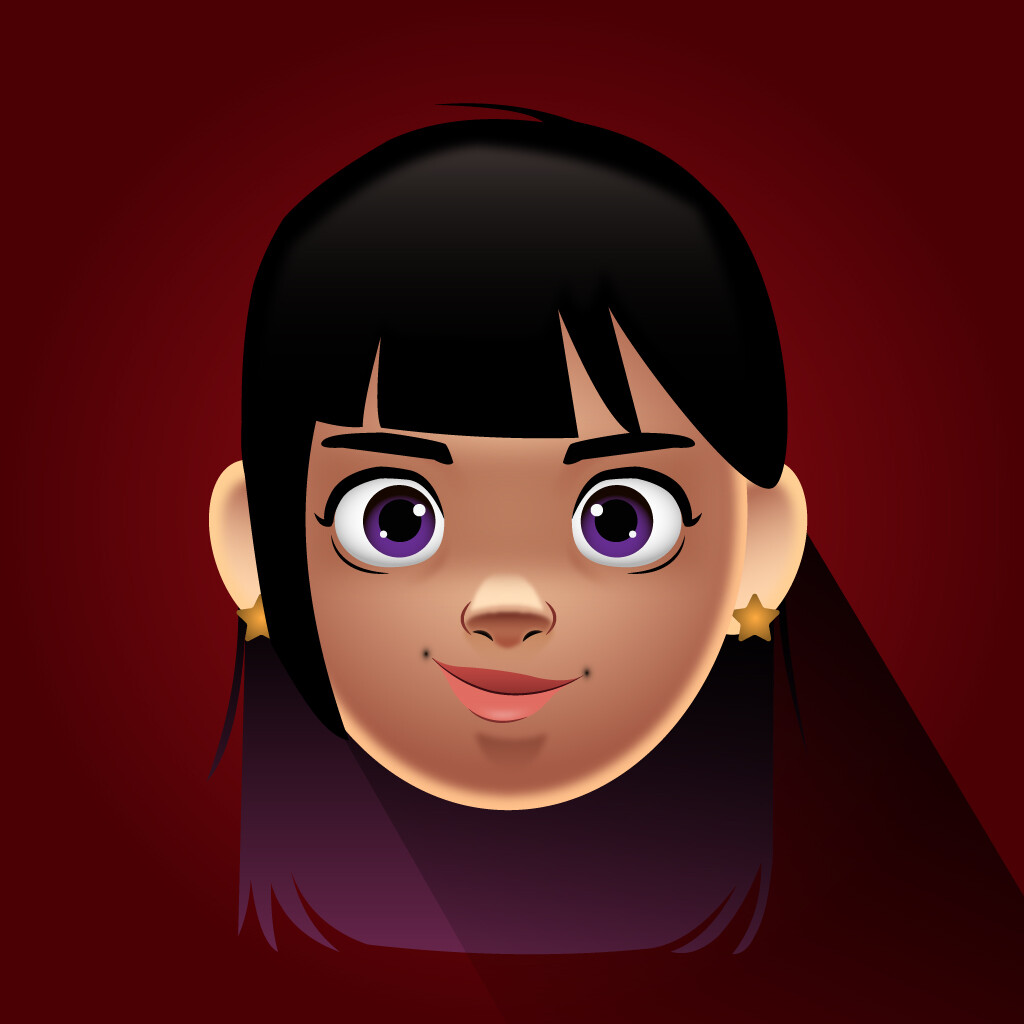 ArtStation - 2D Vector Girl