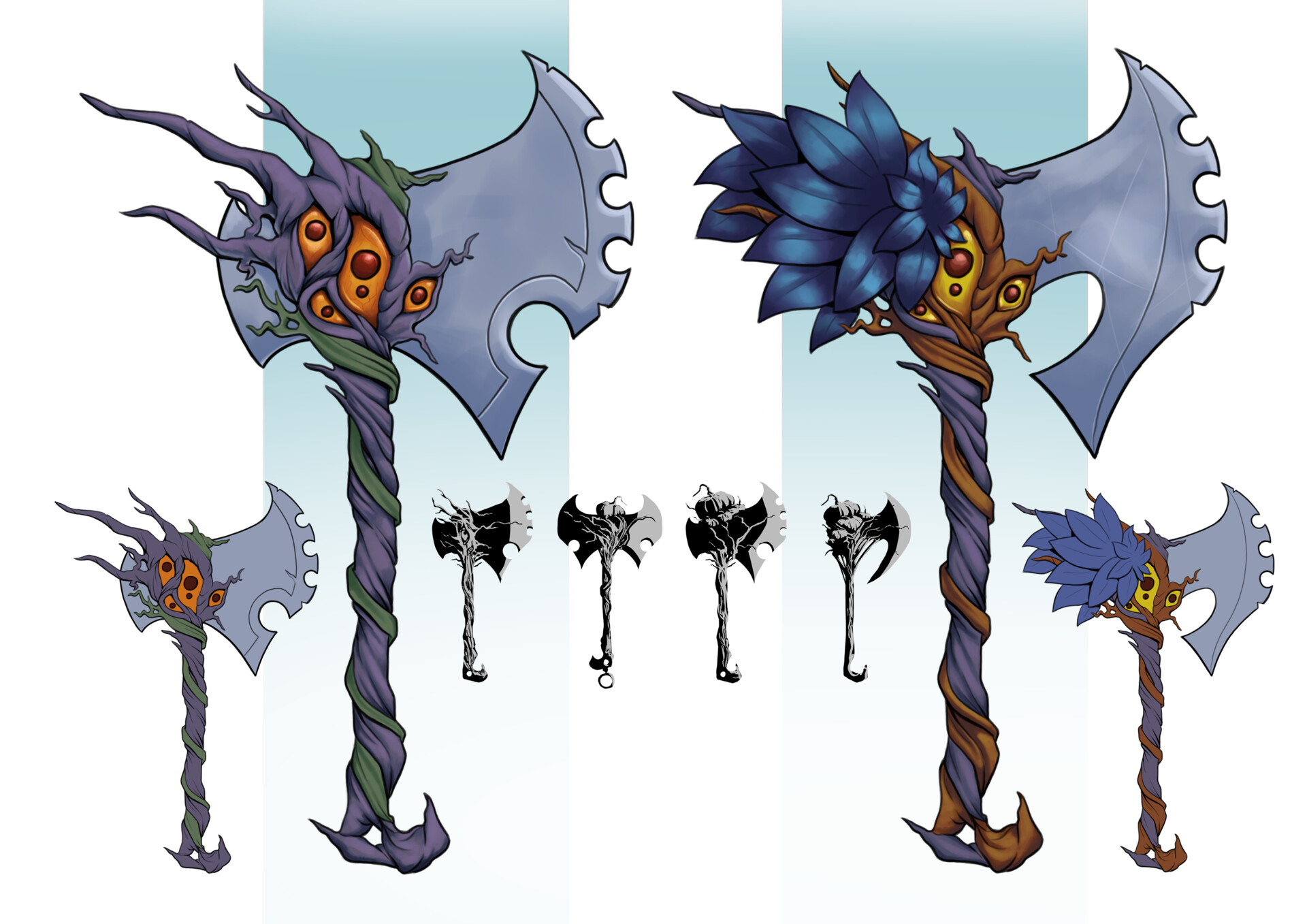 ArtStation - Cucurbit's Weapon Design