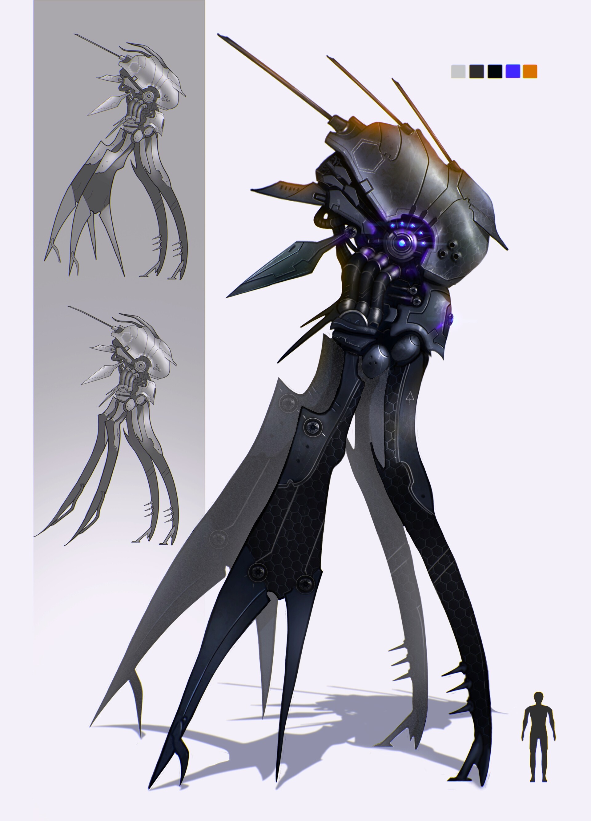 ArtStation - Sentry Bot Project