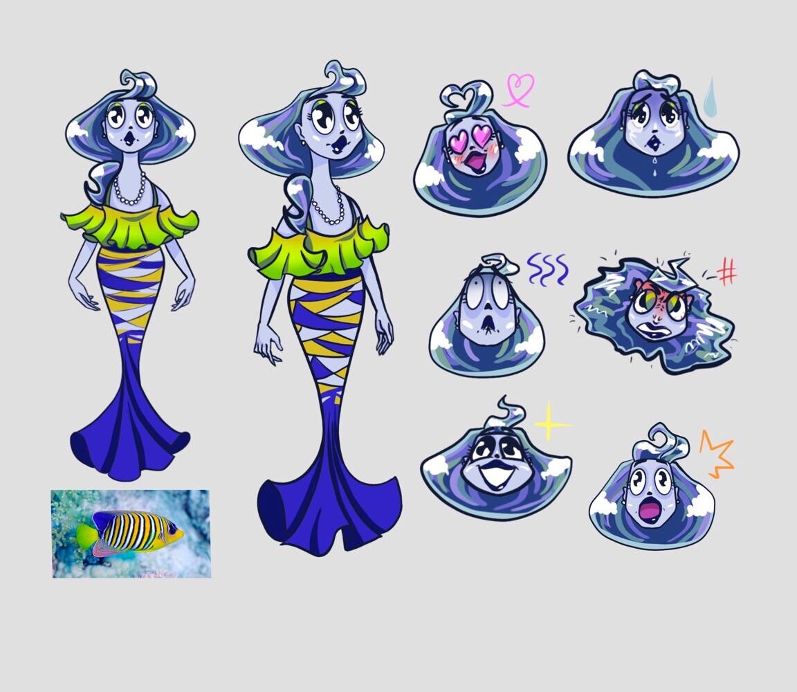 ArtStation - Little fish girl