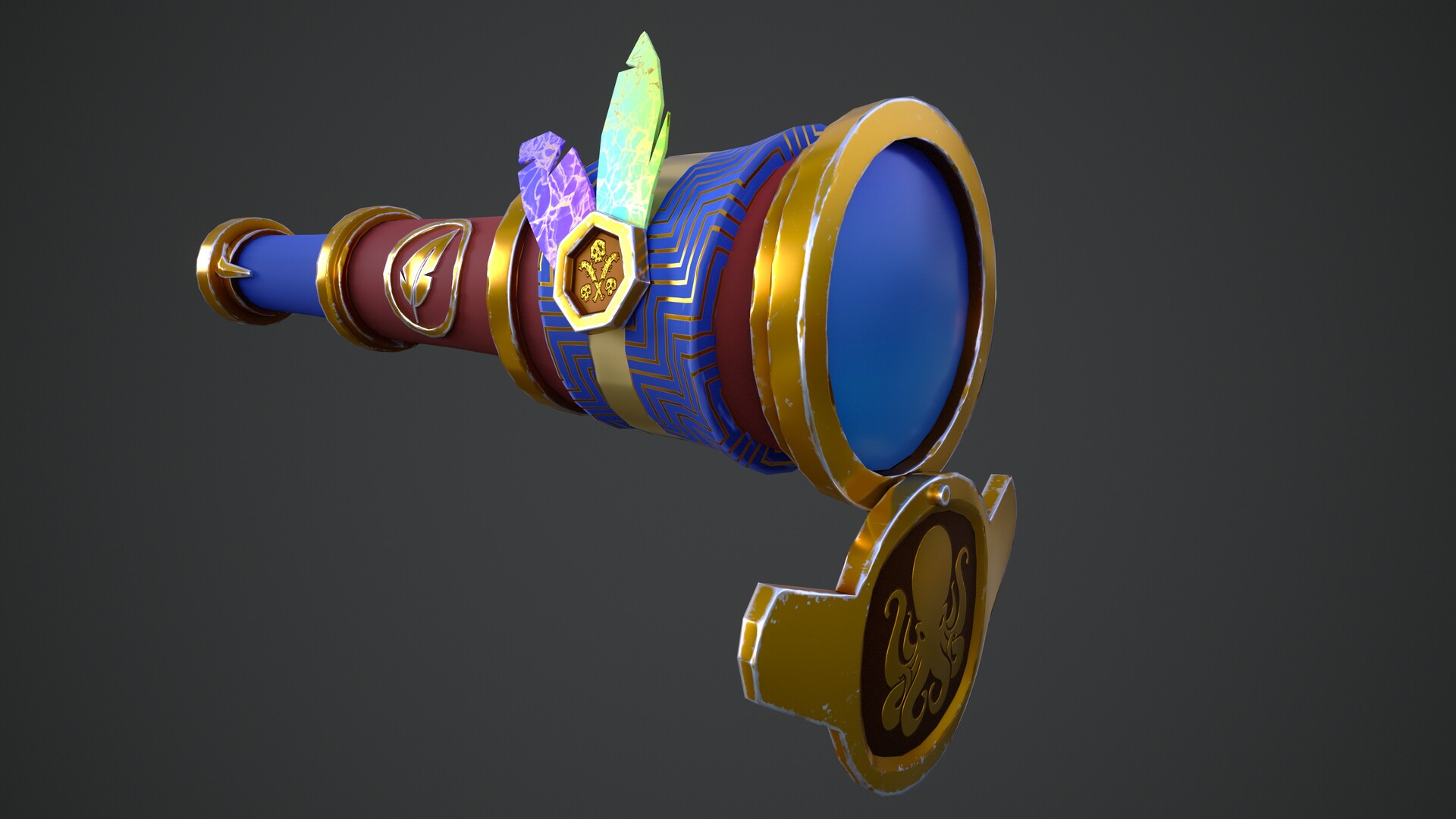 ArtStation - Stylized Telescope