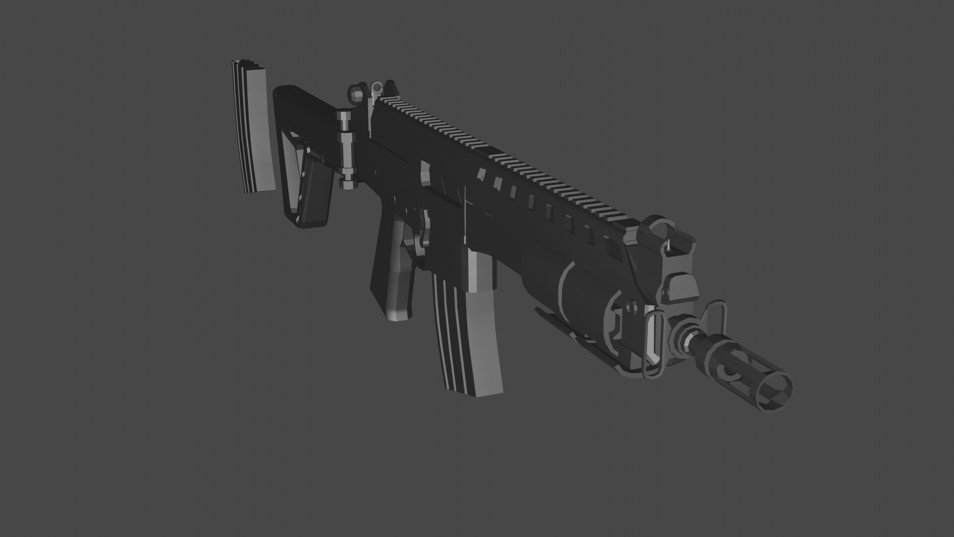 ArtStation - IA2 Imbel - Assault Rifle