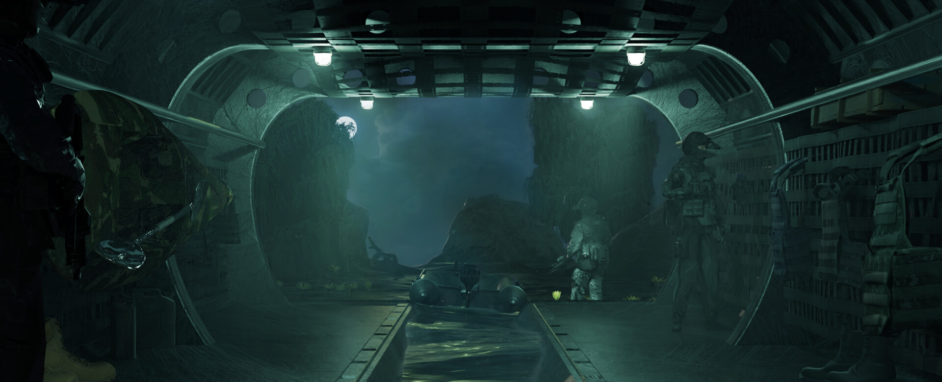 ArtStation - Cold War Chinook Helicopter