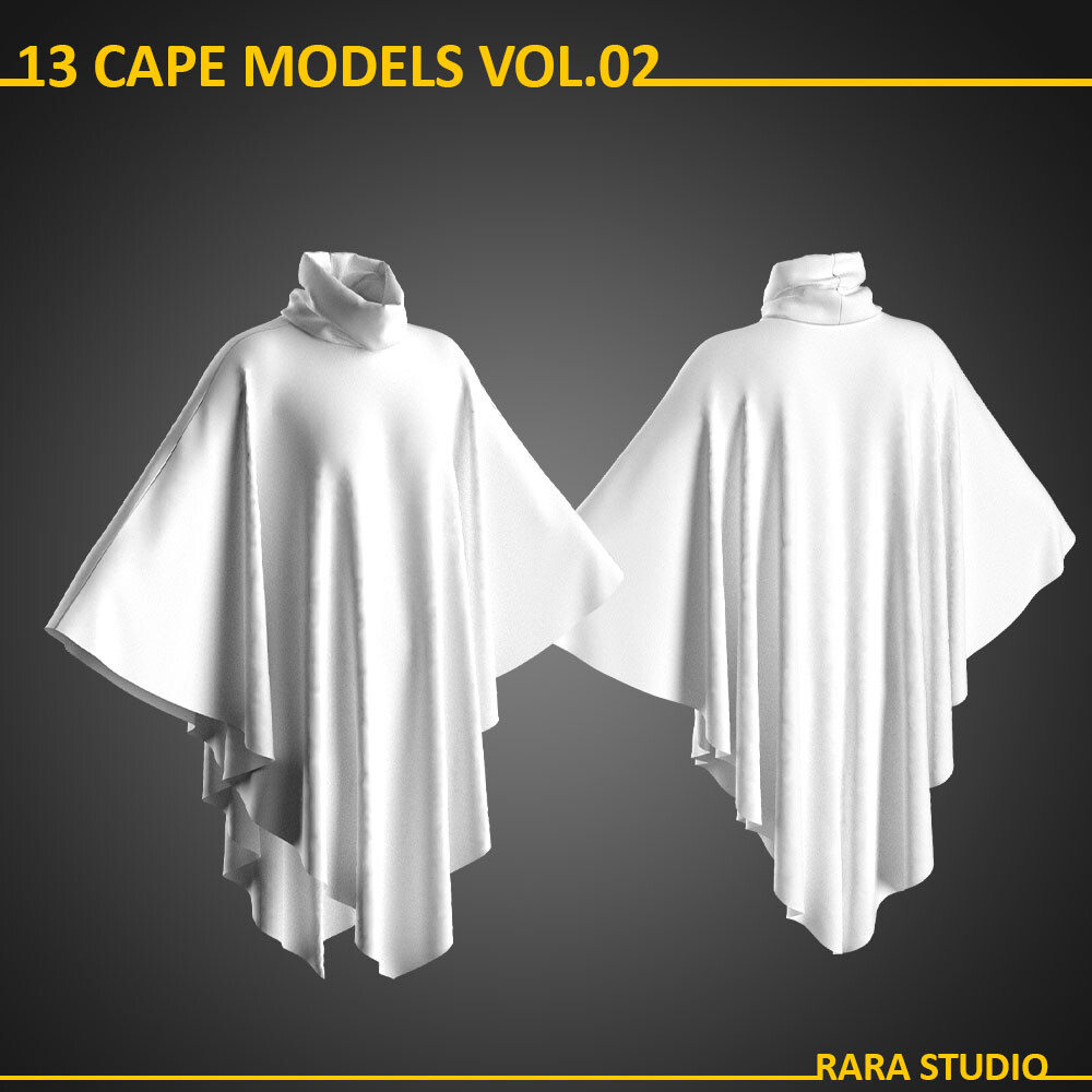 ArtStation - 3D CAPE MODELS VOL.02