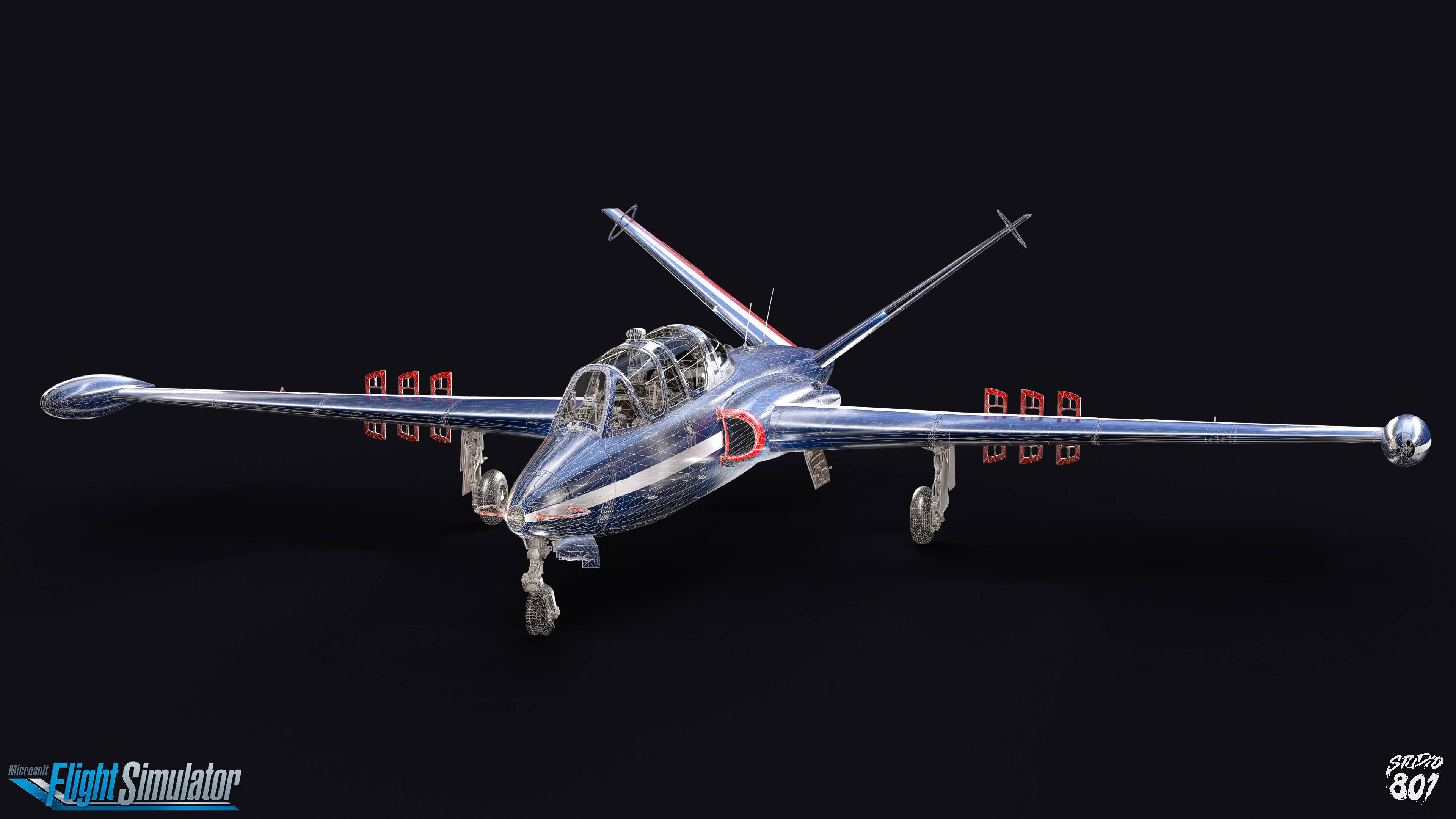 Game Development - Fouga CM.170 Magister airplane