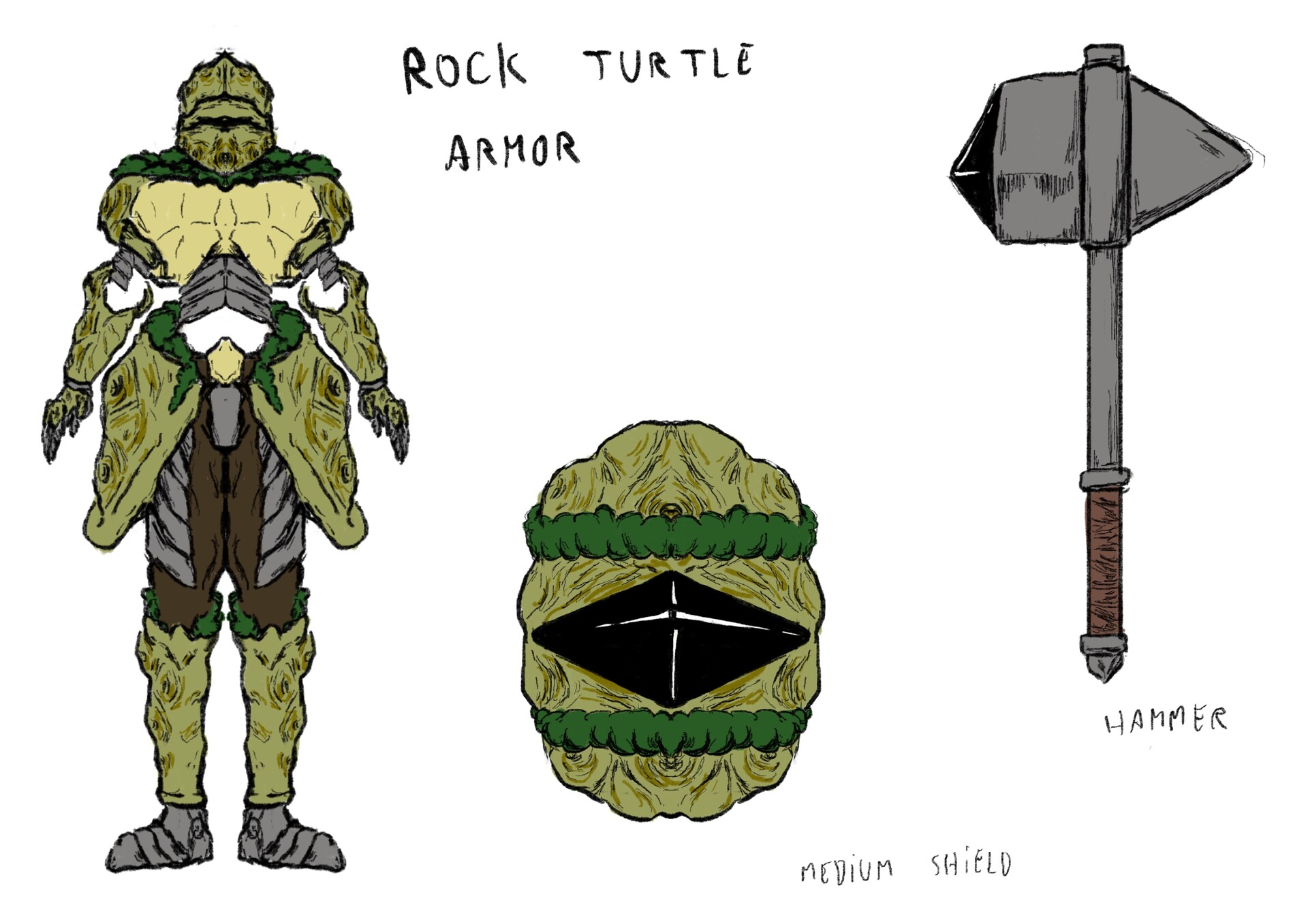 ArtStation - Rock Turtle Armor