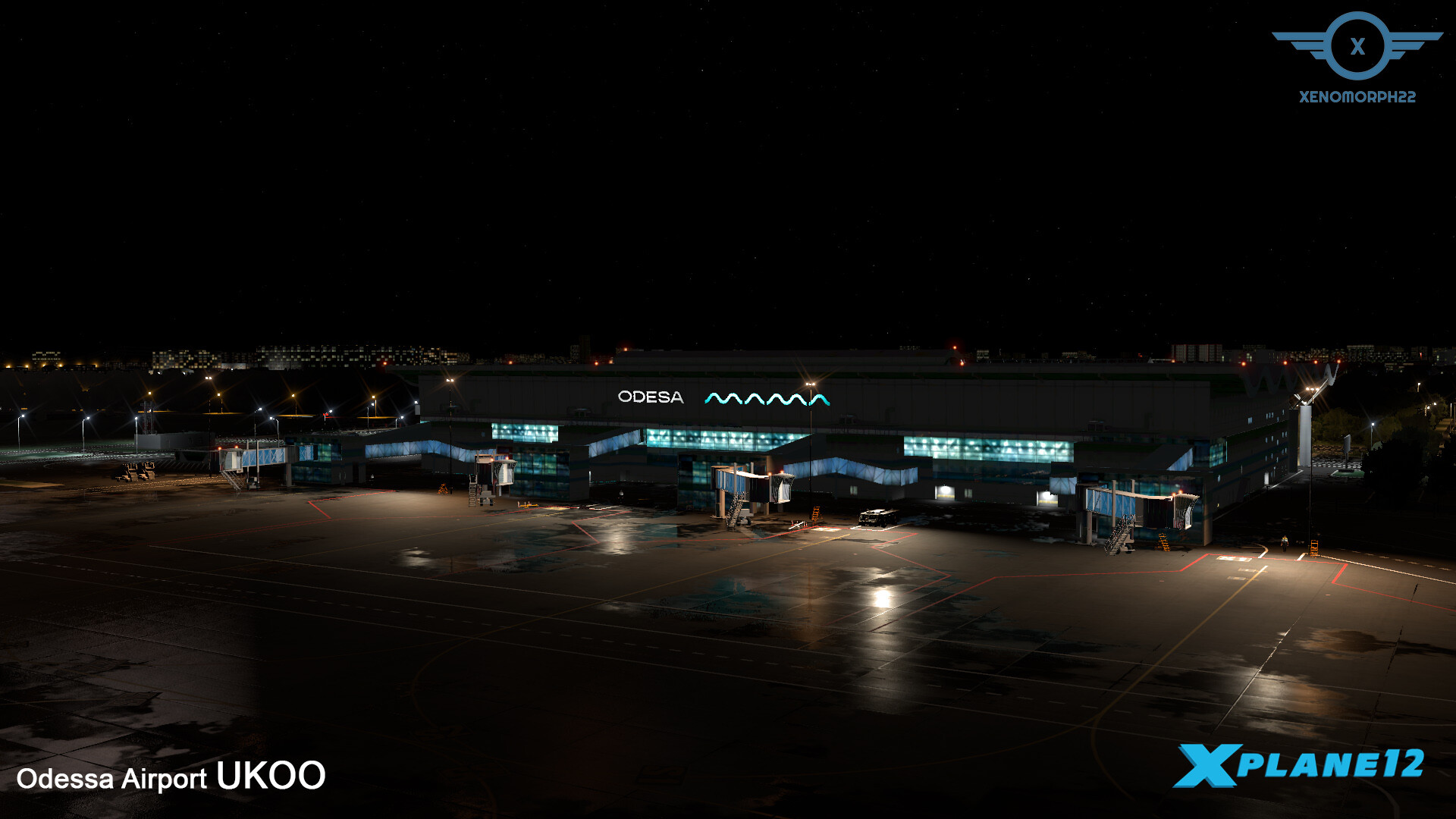 Arthur - Odesa Airport renders for X-plane 12