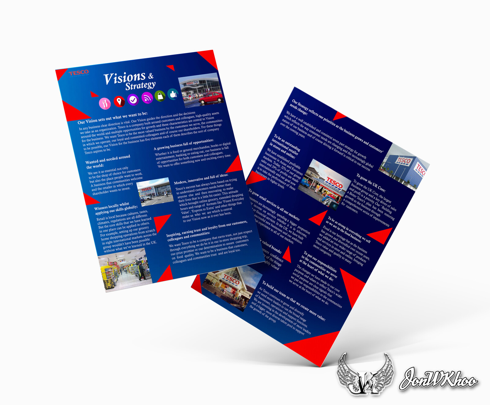 JonWKhoo - Tesco Vision & Strategy 2015 | Poster Design