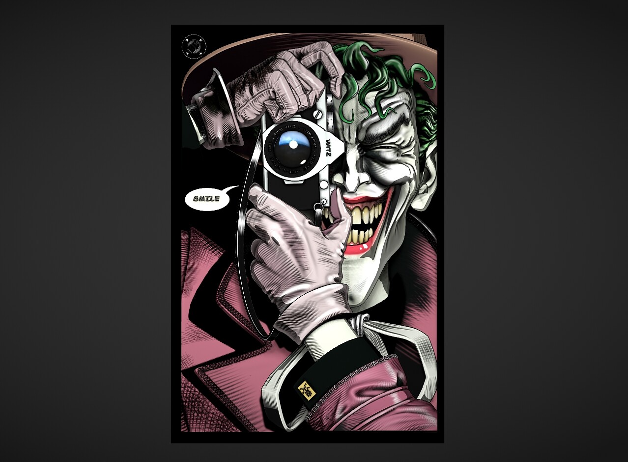 Brad Groatman - The Killing Joke - 3D Comic Cover
