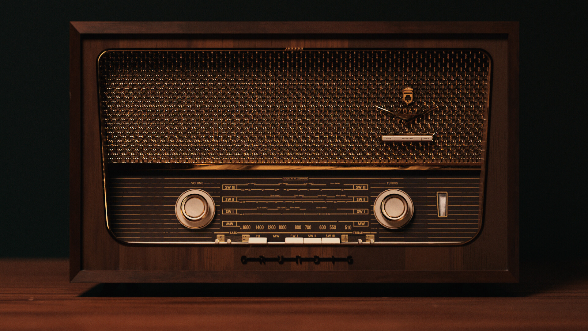 ArtStation - Vintage Radio