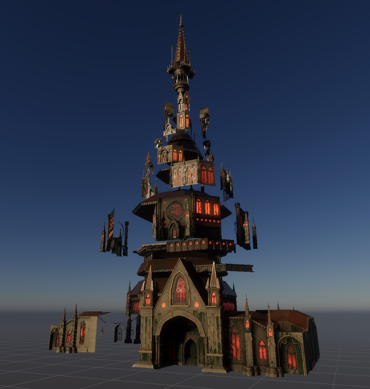 ArtStation - Gothic Tower WIP