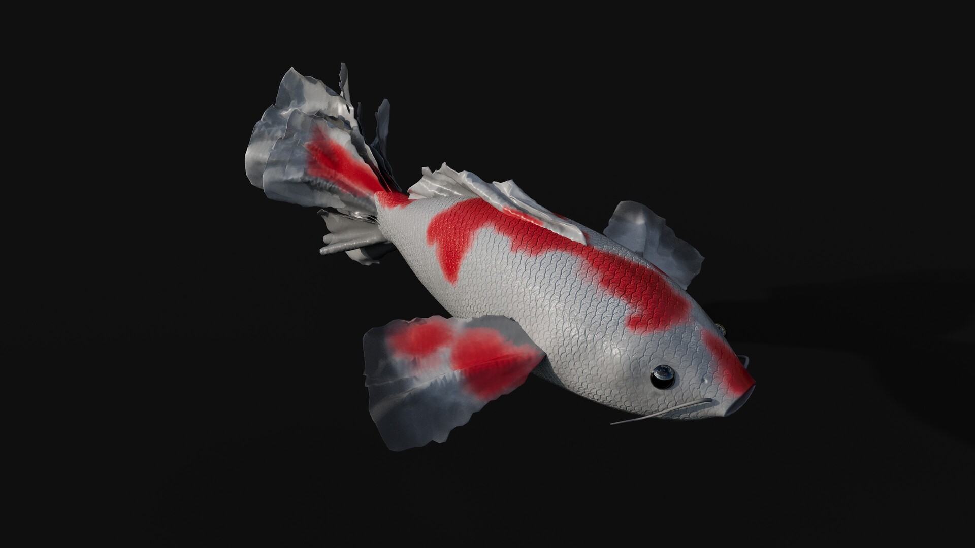 ArtStation - koi fish game asset