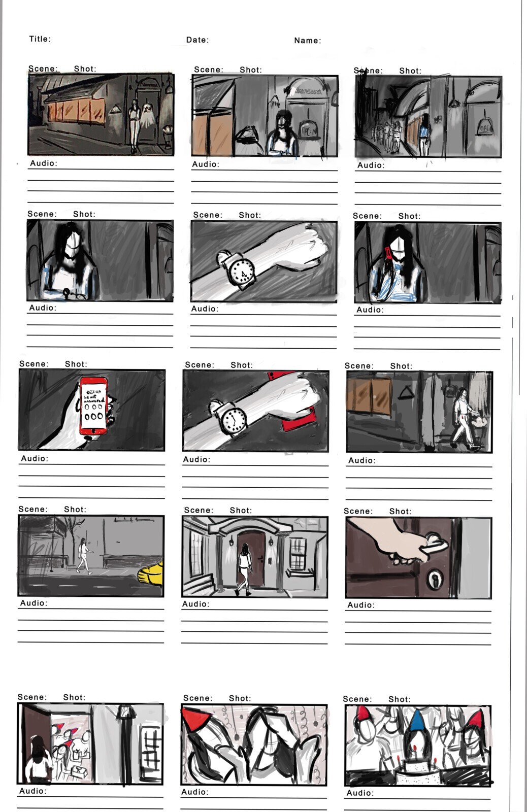 ArtStation - storyboard.