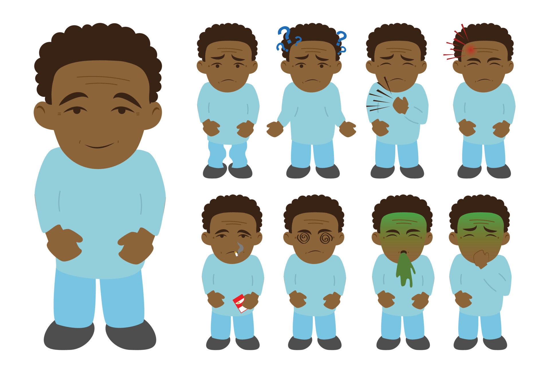 ArtStation - Cartoon characters made for Medmastery 03