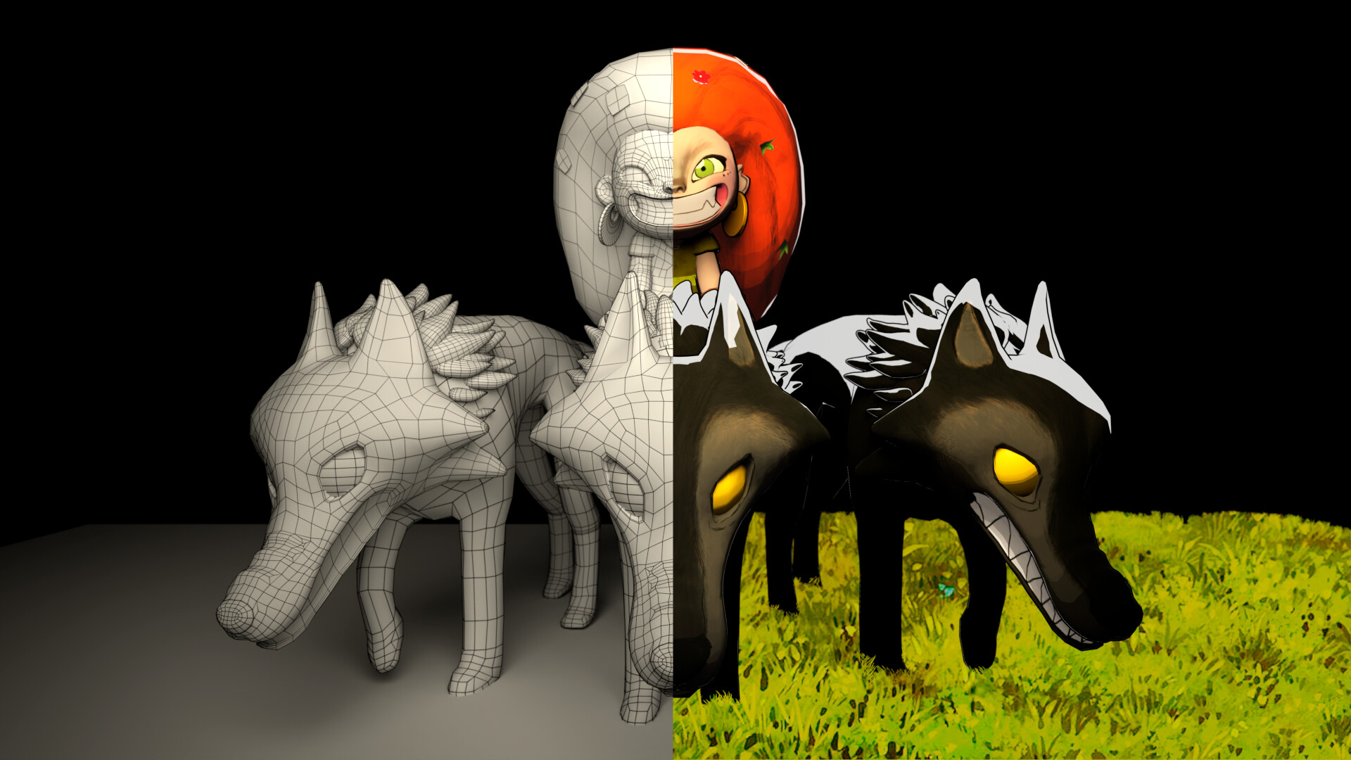 ArtStation - Wolfwalkers 3D model