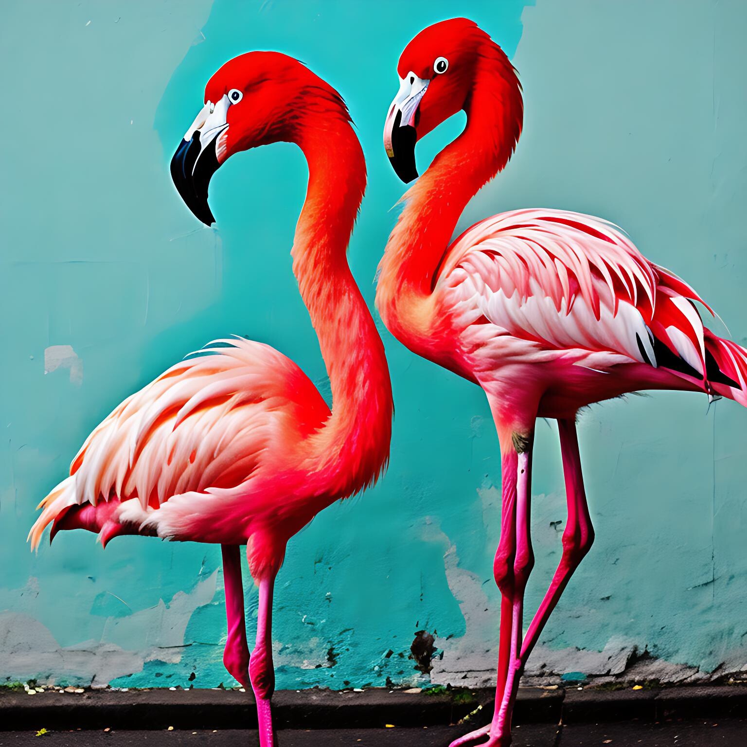 ArtStation - flamingo art