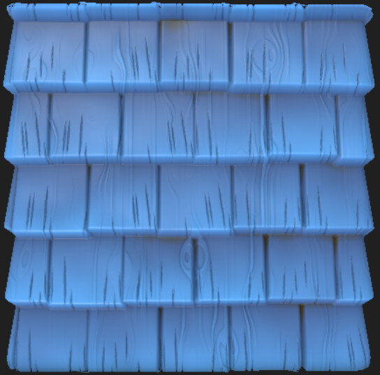 ArtStation - Stylized Rooftiles