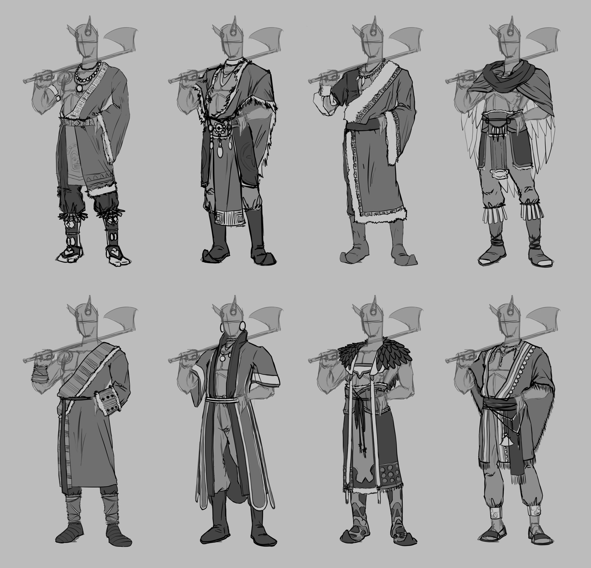 butcher drawing reference