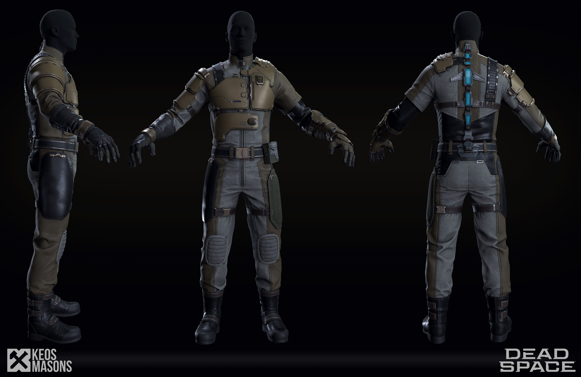 KEOS MASONS - Security Crew NPC - Dead Space
