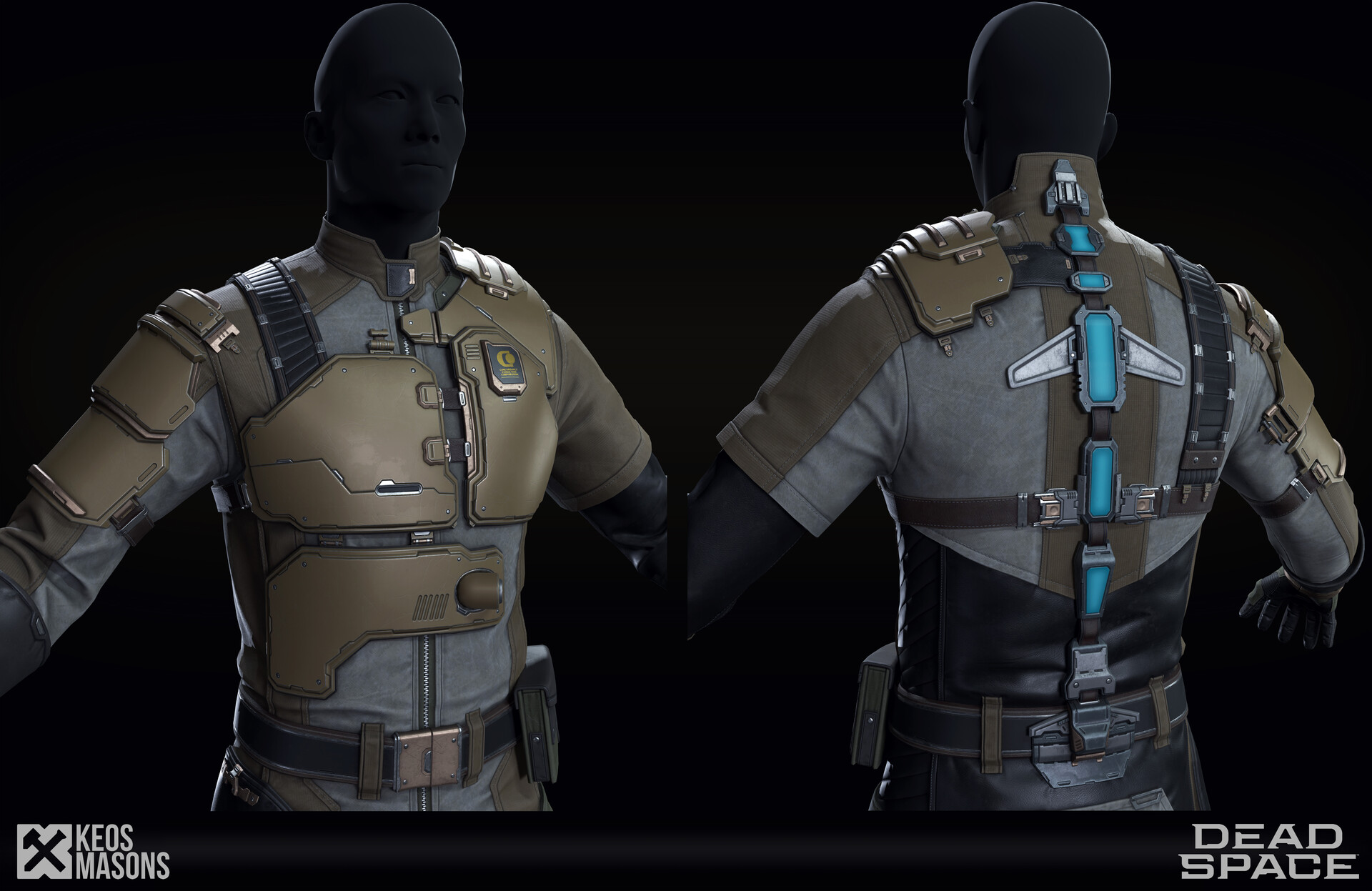 KEOS MASONS - Security Crew NPC - Dead Space