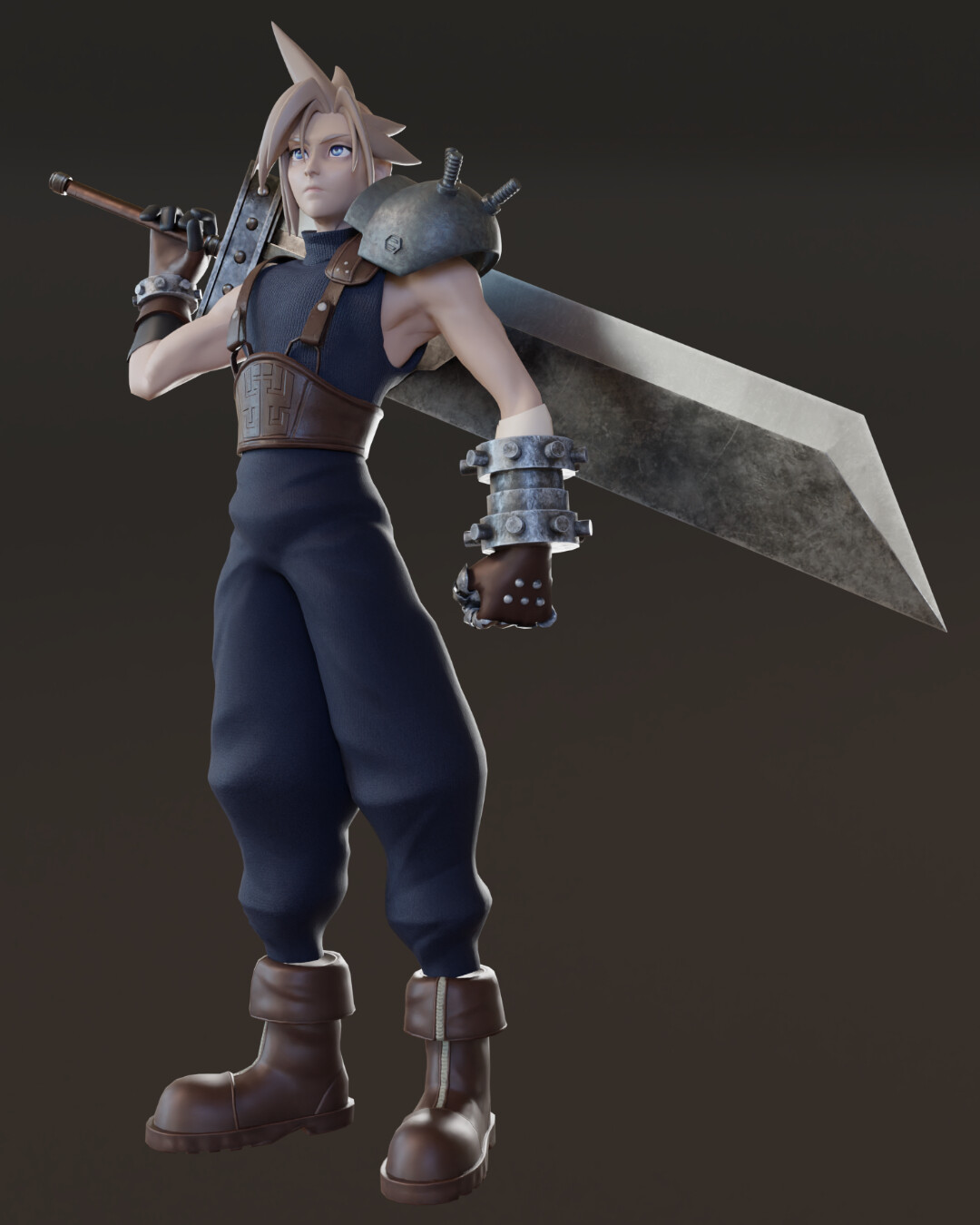 Mystic Knight - CLOUD STRIFE | 3D CHARACTER