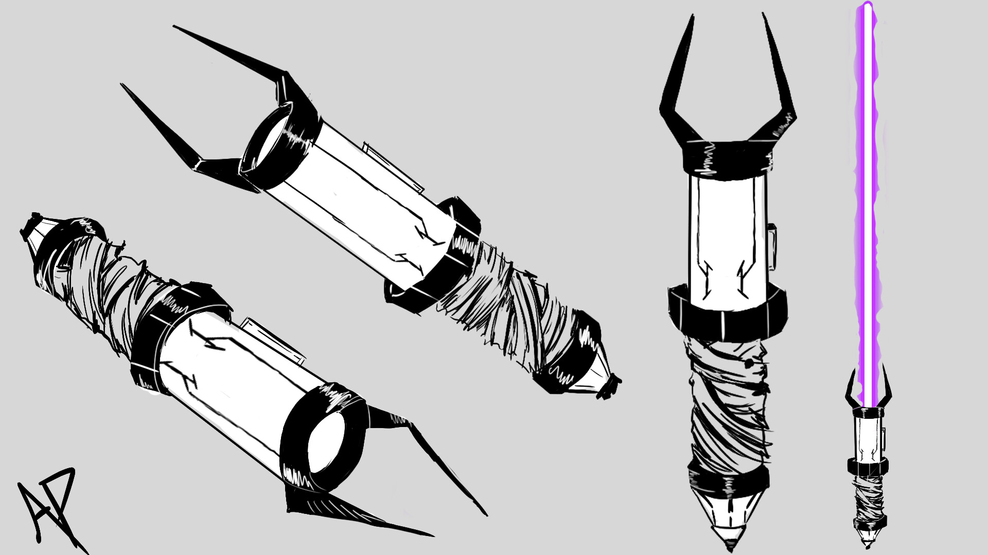 ArtStation - Star Wars Lightsaber Weapon Concept