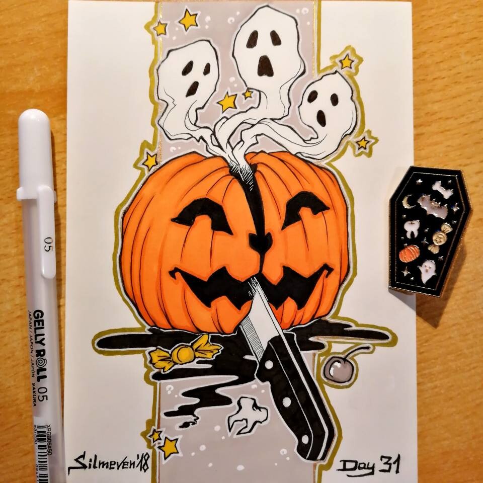 ArtStation - Pumpkin ghosts